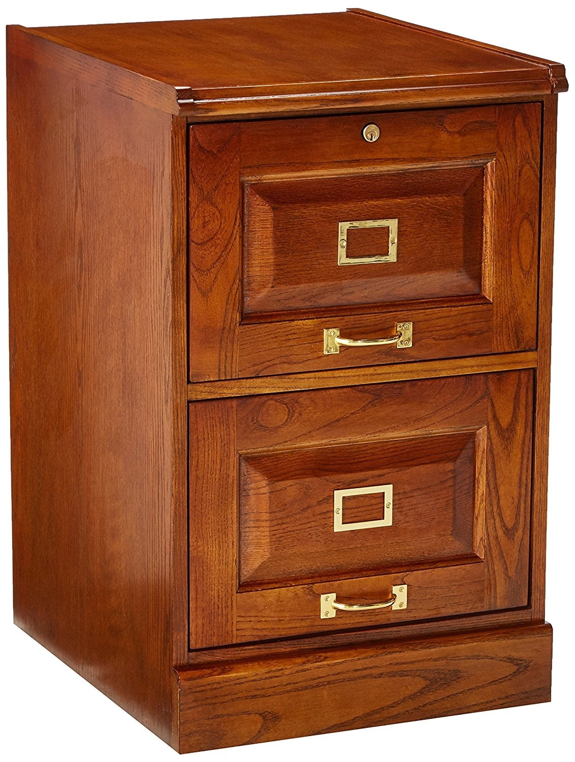 Rudd 2-drawer File Cabinet Warm Honey - Walmart.com
