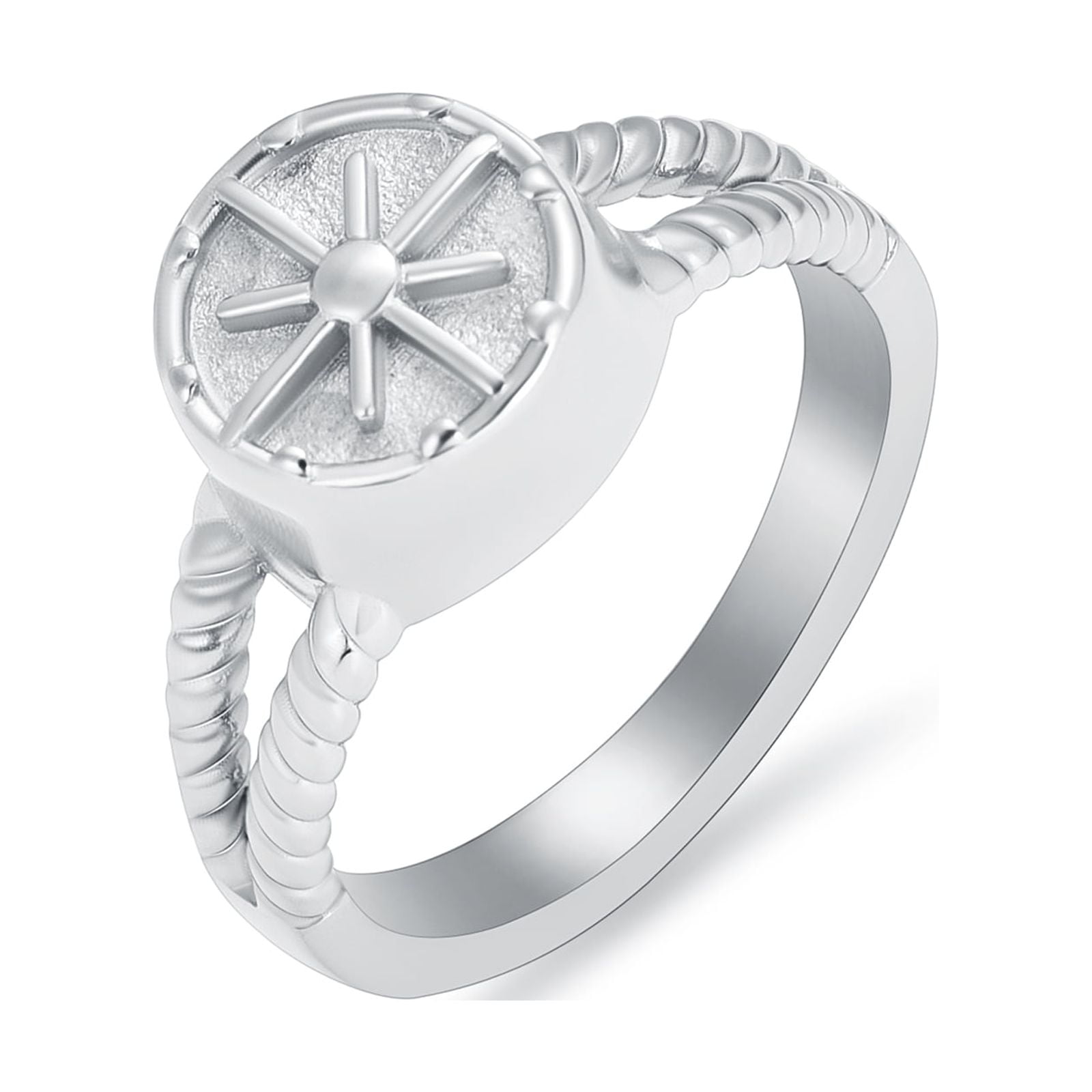 Rudder Stainless Steel Men's Ring Keepsake Cremation Jewelry for Ashes ...