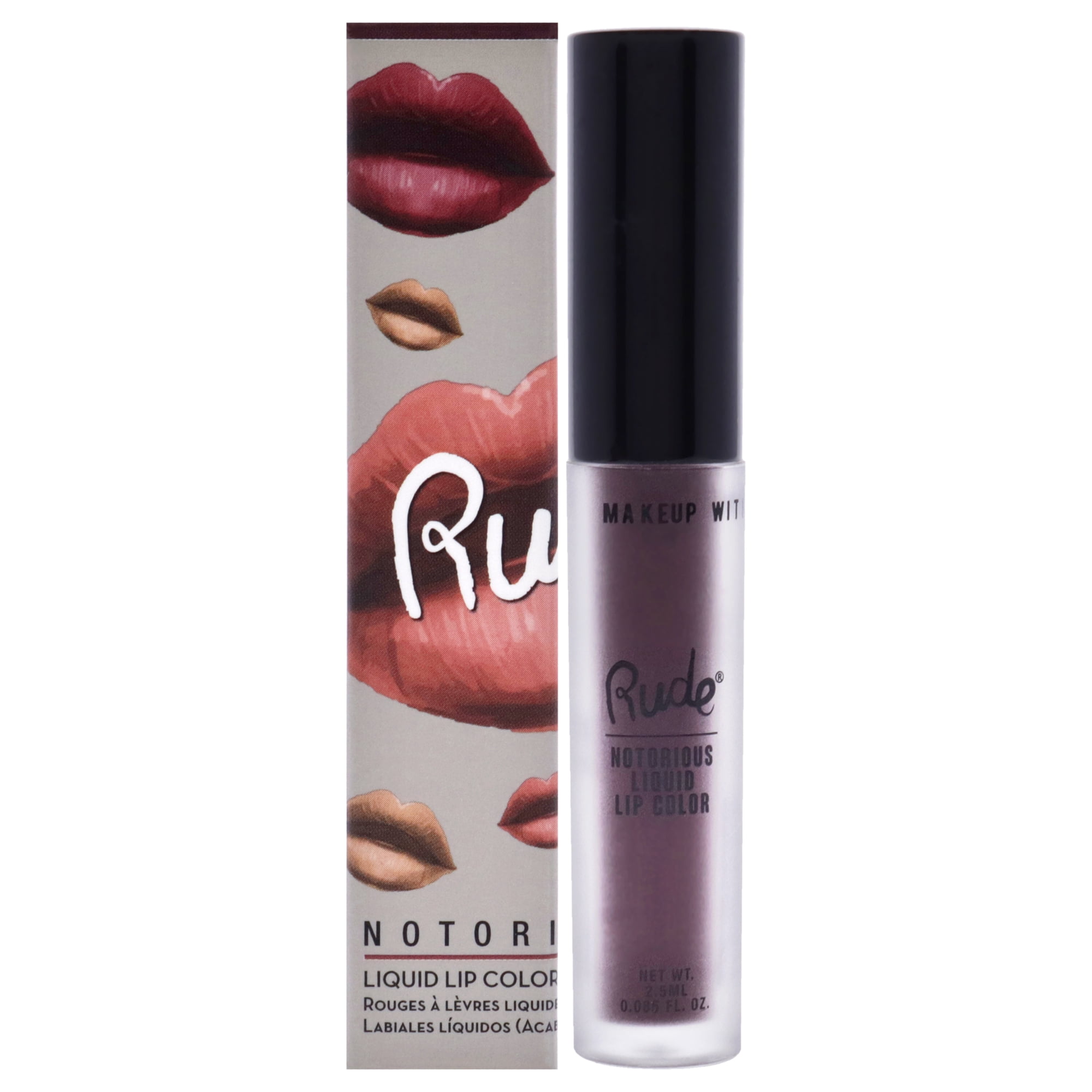 Rude Cosmetics Notorious Rich Long Liquid Lip Color - Deeply Disturbed ...