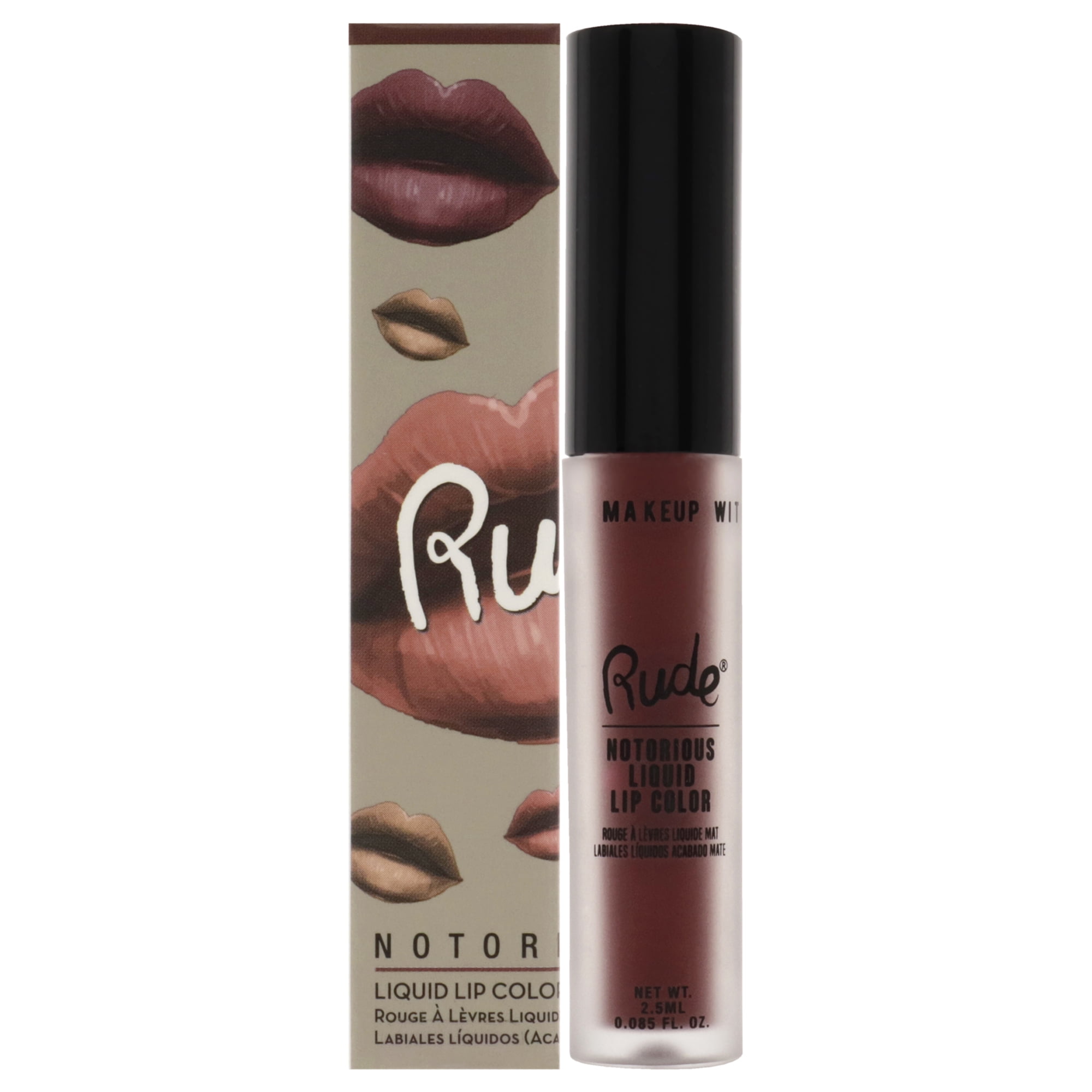 Rude Cosmetics Notorious Rich Long Liquid Lip Color - Hell to Pay , 0.1 ...