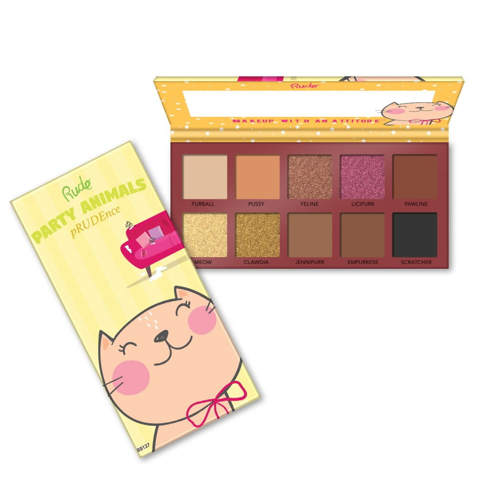 RUDE Party Animals 10 Eyeshadow Palette - Walmart.com
