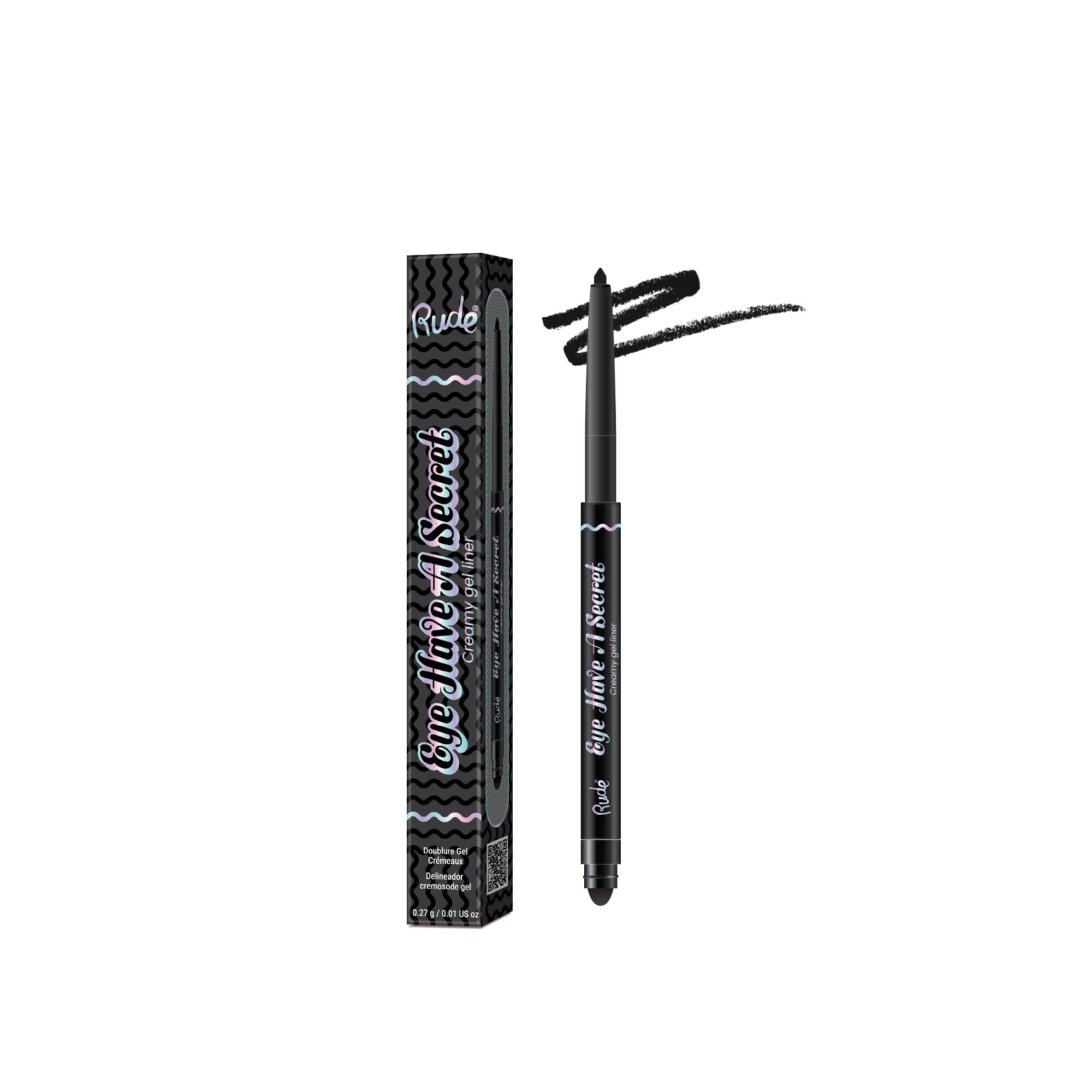 Rude - Eye Have A Secret Creamy Gel Liner - Don't Tell - Walmart.com