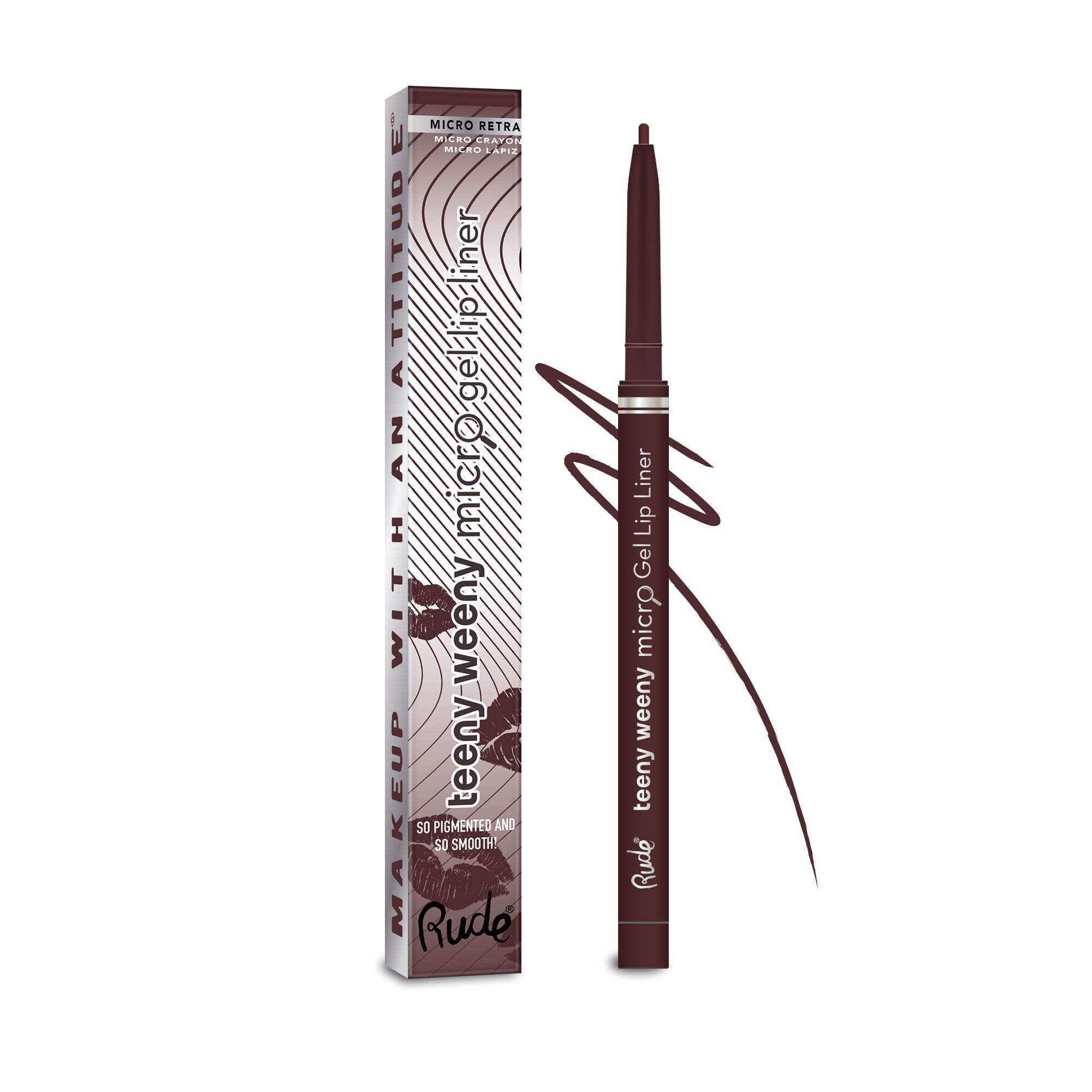 RUDE COSMETICS Teeny Weeny Rich and Creamy Micro Gel Lip Liner ...