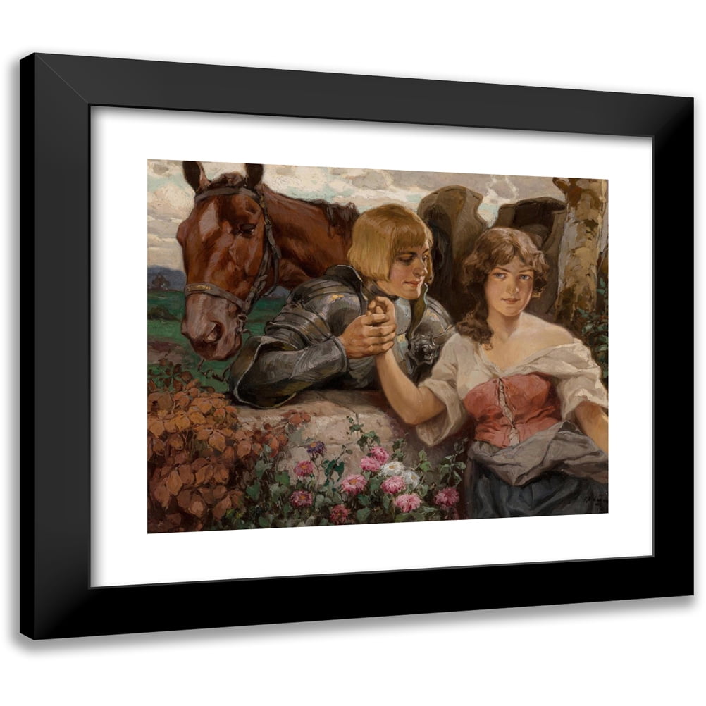 Rudolf Alfred Höger 14x12 Black Modern Framed Museum Art Print Titled ...