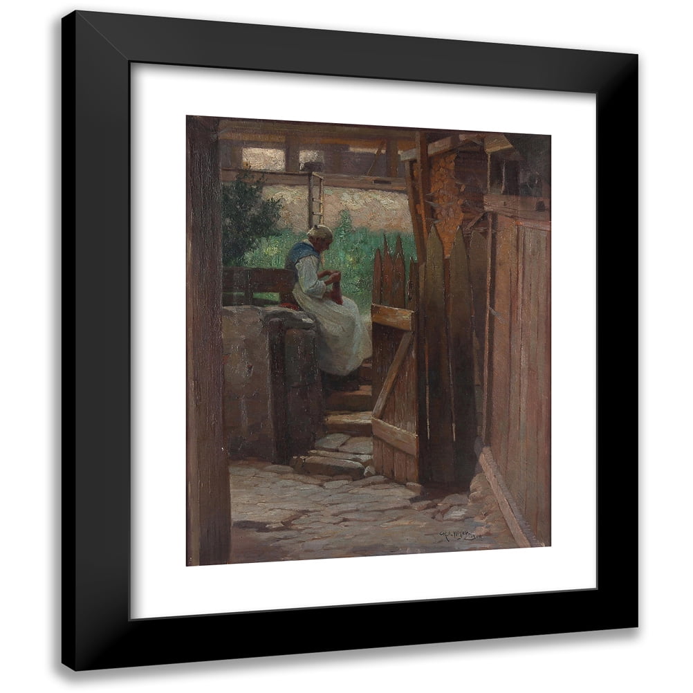 Rudolf Alfred Höger 15x18 Black Modern Framed Museum Art Print Titled ...