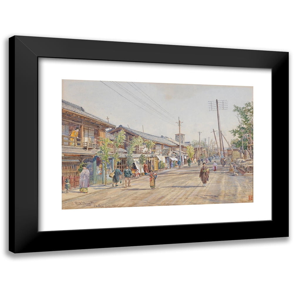 Rudolf Bernt 14x11 Black Modern Framed Museum Art Print Titled - A ...