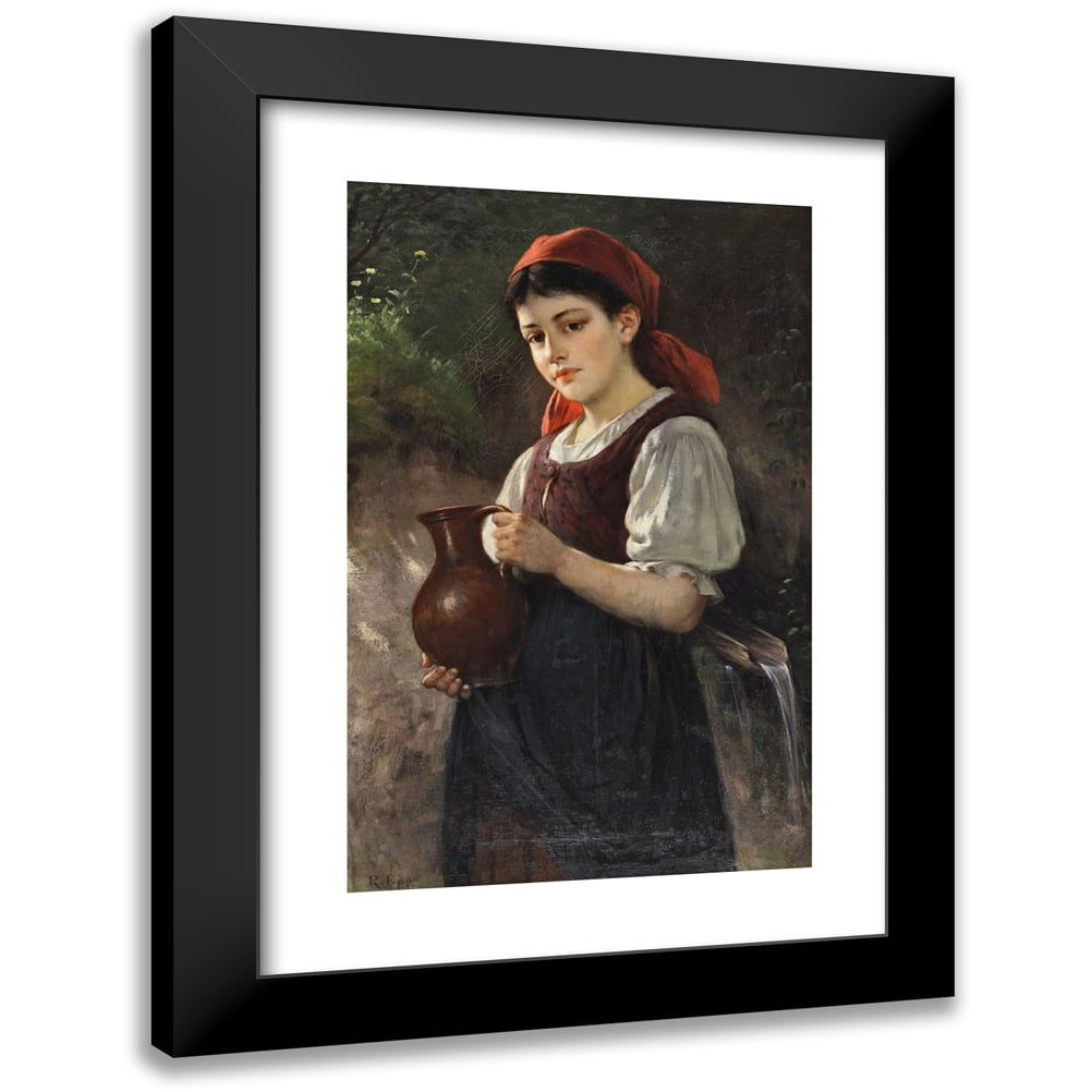 Rudolf Epp 11x14 Black Modern Framed Museum Art Print Titled - Young ...