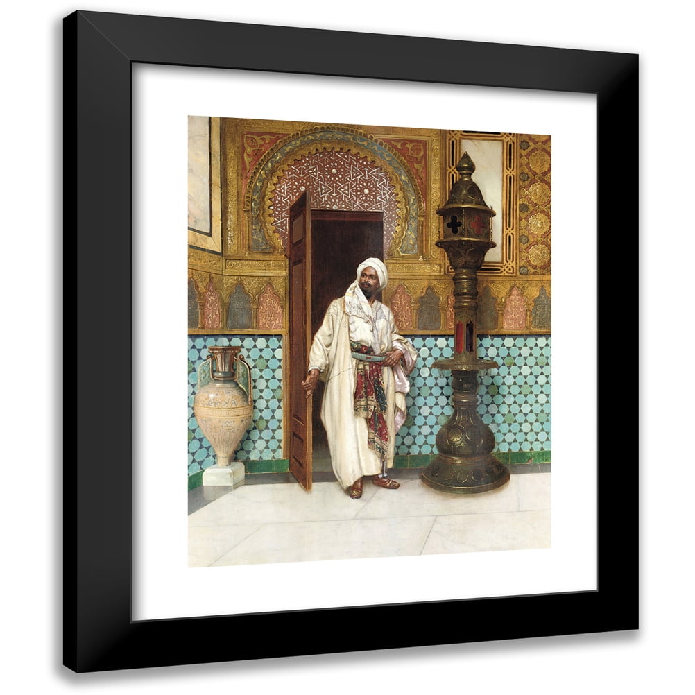 Rudolf Ernst 12x14 Black Modern Framed Museum Art Print Titled - An ...