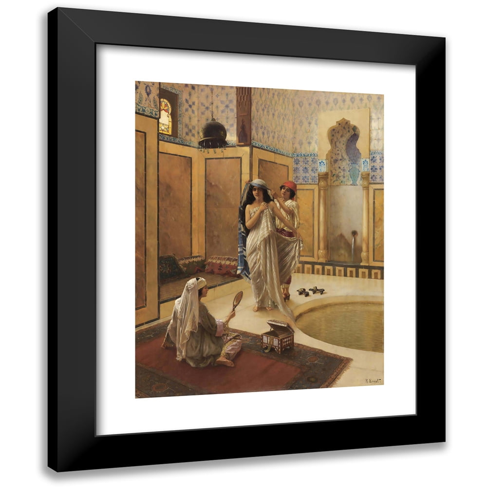 Rudolf Ernst 19x24 Black Modern Framed Museum Art Print Titled - After ...