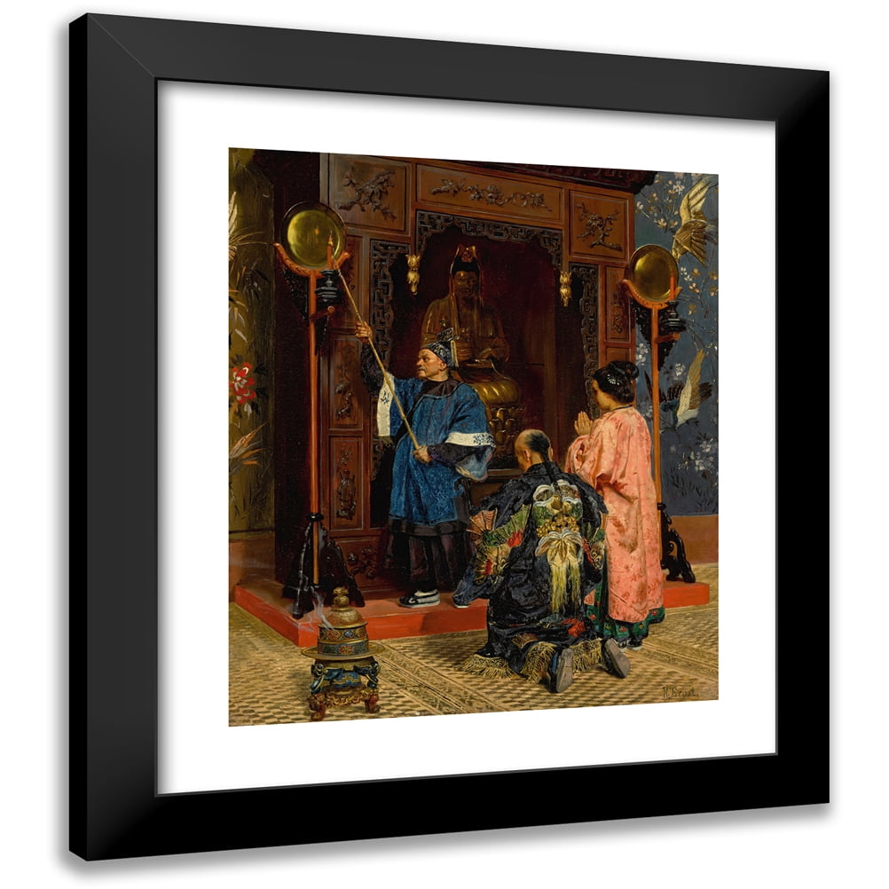 Rudolf Ernst 20x23 Black Modern Framed Museum Art Print Titled ...