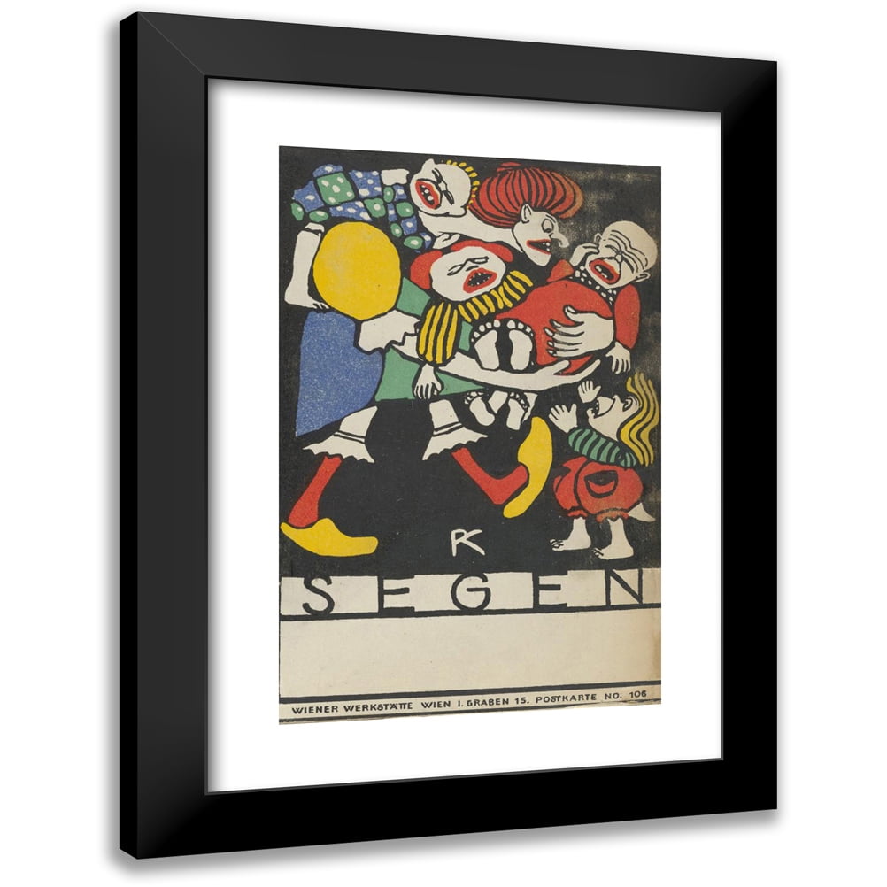Rudolf Kalvach 17x24 Black Modern Framed Museum Art Print Titled ...