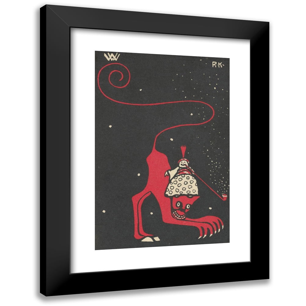 Rudolf Kalvach 17x24 Black Modern Framed Museum Art Print Titled ...