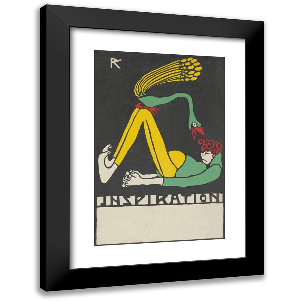 Rudolf Kalvach 17x24 Black Modern Framed Museum Art Print Titled ...