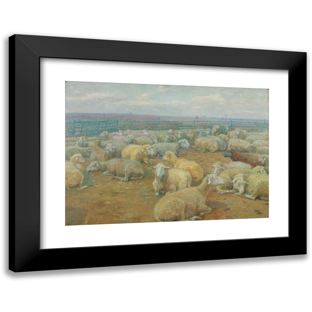 Rudolf Konopa 14x11 Black Modern Framed Museum Art Print Titled - Flock ...