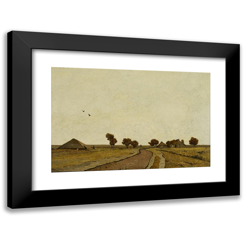 Rudolf Ribarz 14x11 Black Modern Framed Museum Art Print Titled - Dutch ...