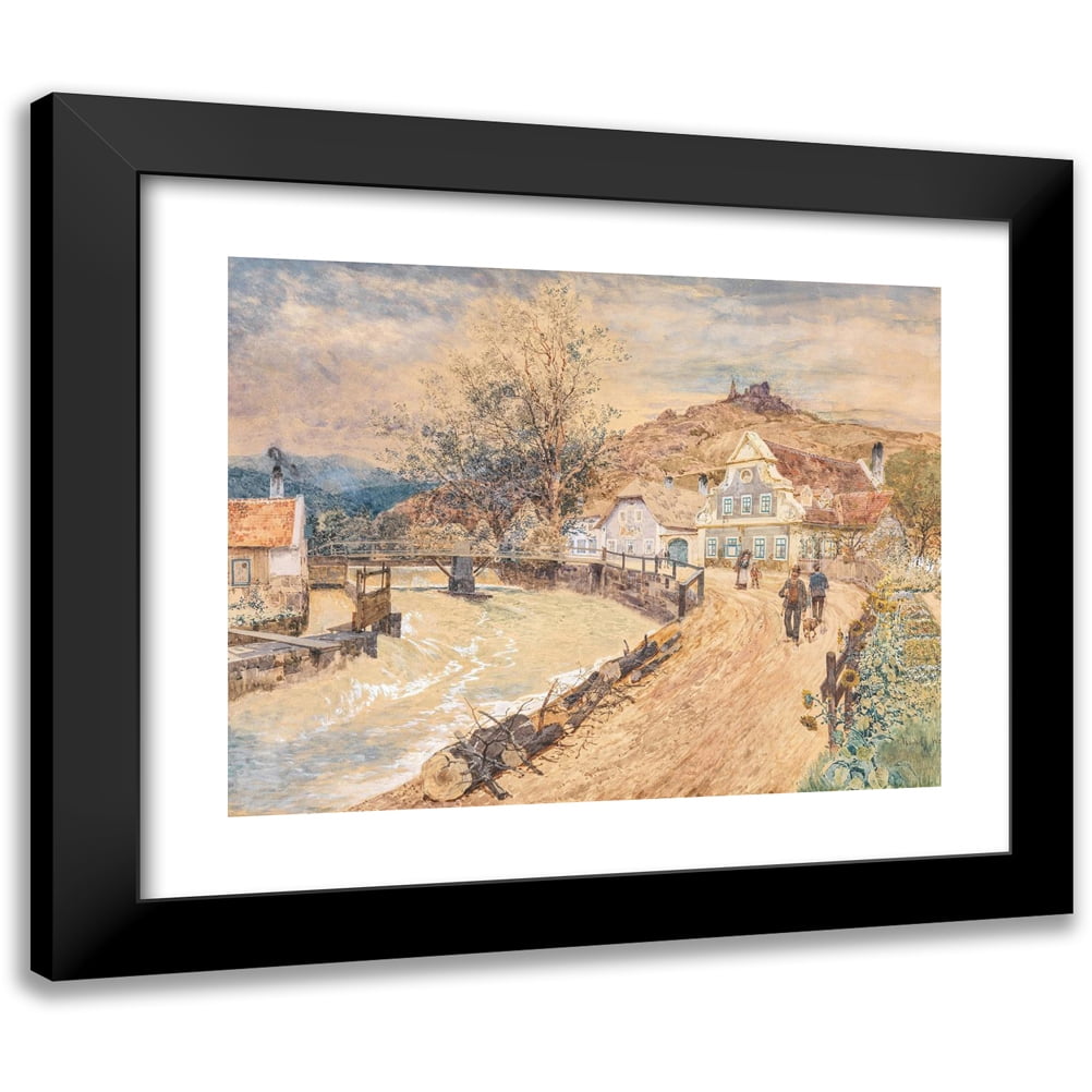 Rudolf Weber 18x15 Black Modern Framed Museum Art Print Titled - Motif ...