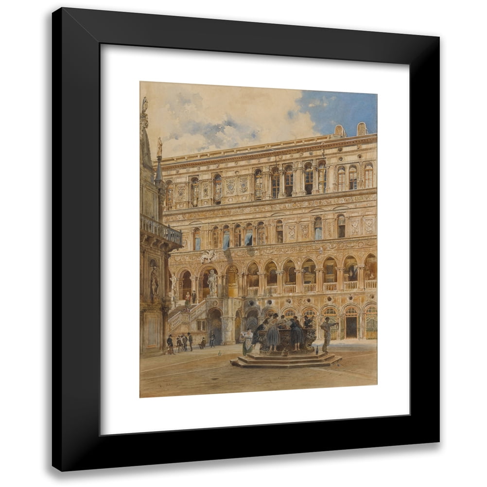 Rudolf von Alt 11x14 Black Modern Framed Museum Art Print Titled ...