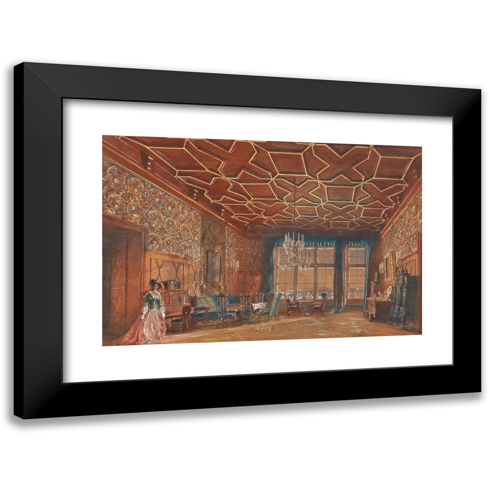 Rudolf von Alt 18x13 Black Modern Framed Museum Art Print Titled - An ...