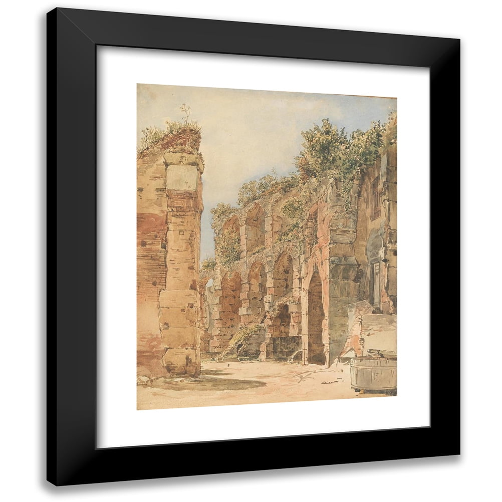 Rudolf von Alt 20x24 Black Modern Framed Museum Art Print Titled - The ...