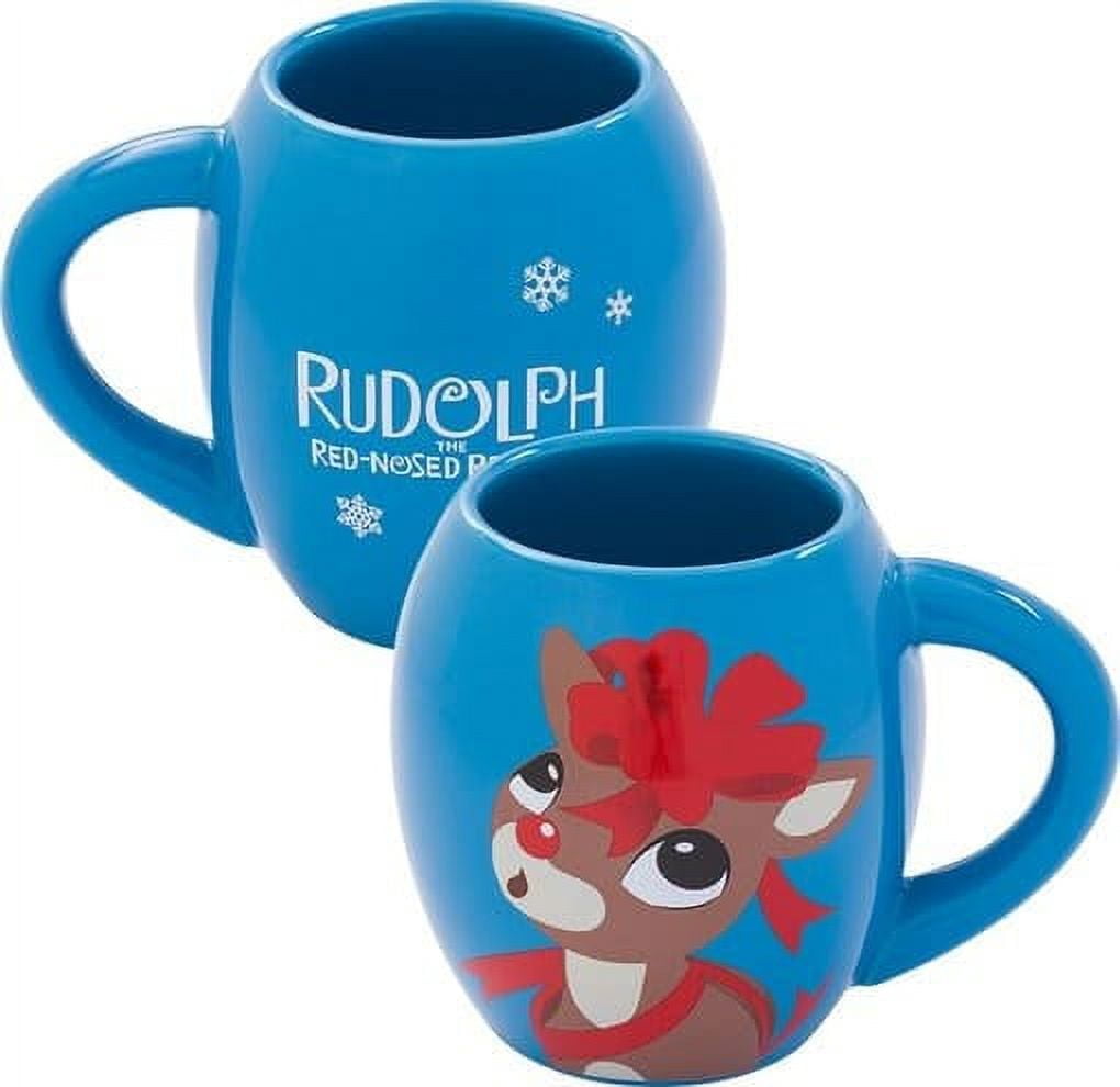 Rudolph 18 oz. Oval Ceramic Mug - Walmart.com