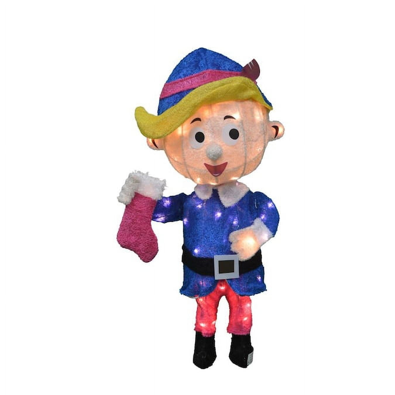 Rudolph 24 inch Hermey The Dentist 3D LED Yard Decor, Lighted Christmas ...