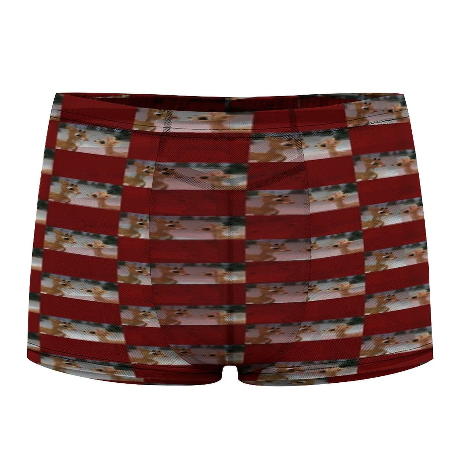Rudolph And Clarice Men's Mesh Boxer Briefs Cooling Breathable Sports ...