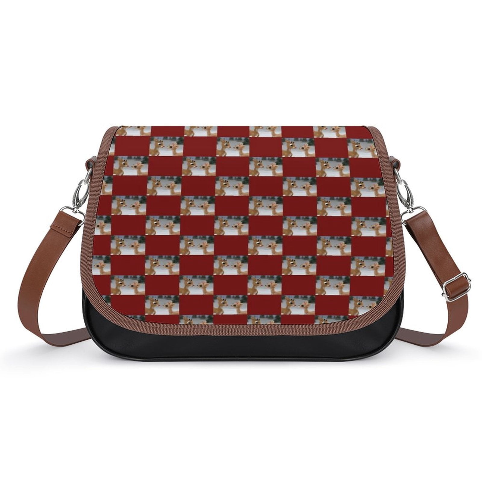 Rudolph And Clarice Vintage Crossbody Bag for Women Medium Leather Hobo ...