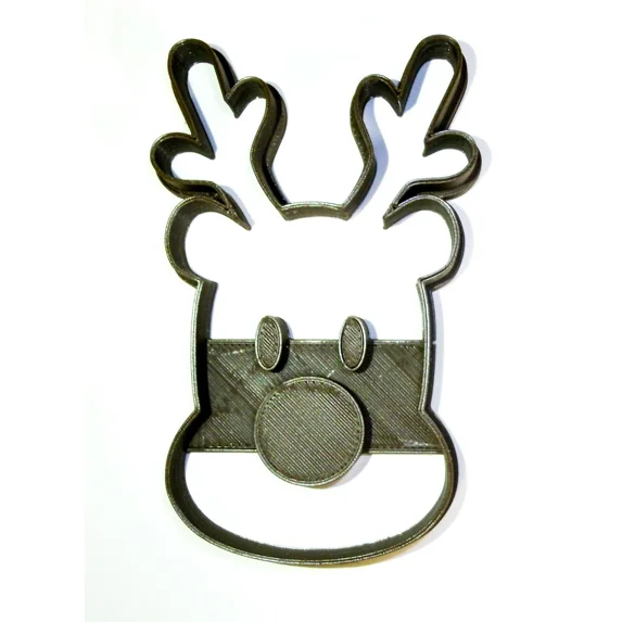 Rudolph Red Nosed Reindeer Santa'S Sleigh Christmas Cookie Cutter Usa ...