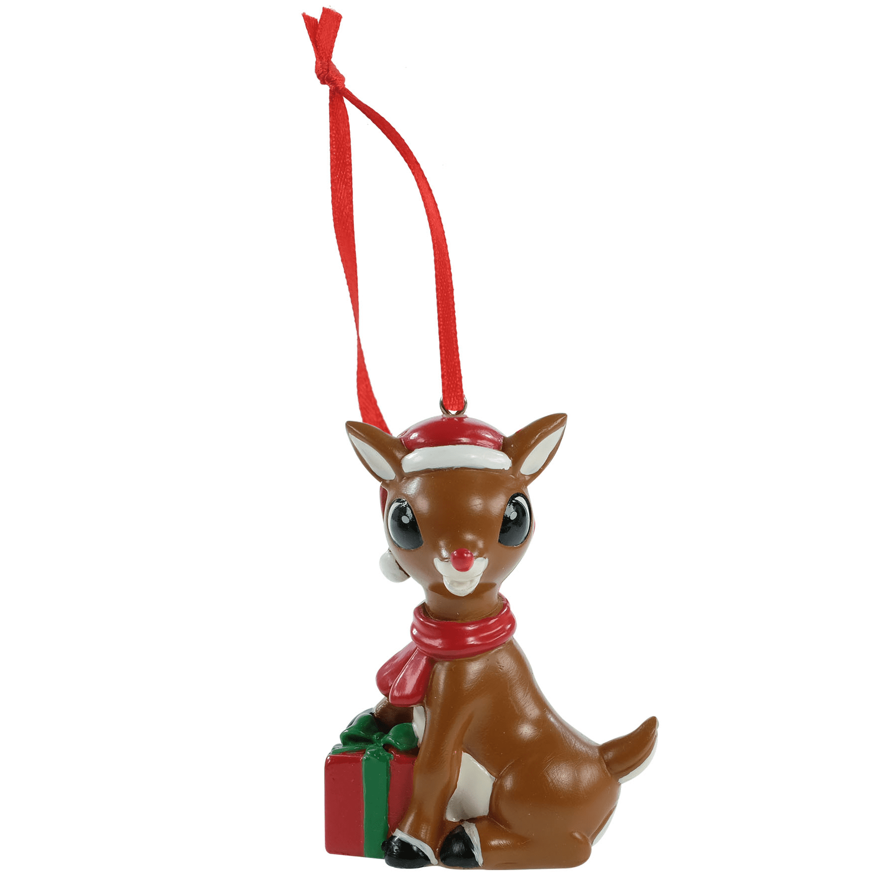 Rudolph The Red-Nose Reindeer, Rudolph Resin Christmas Ornament, Gift ...