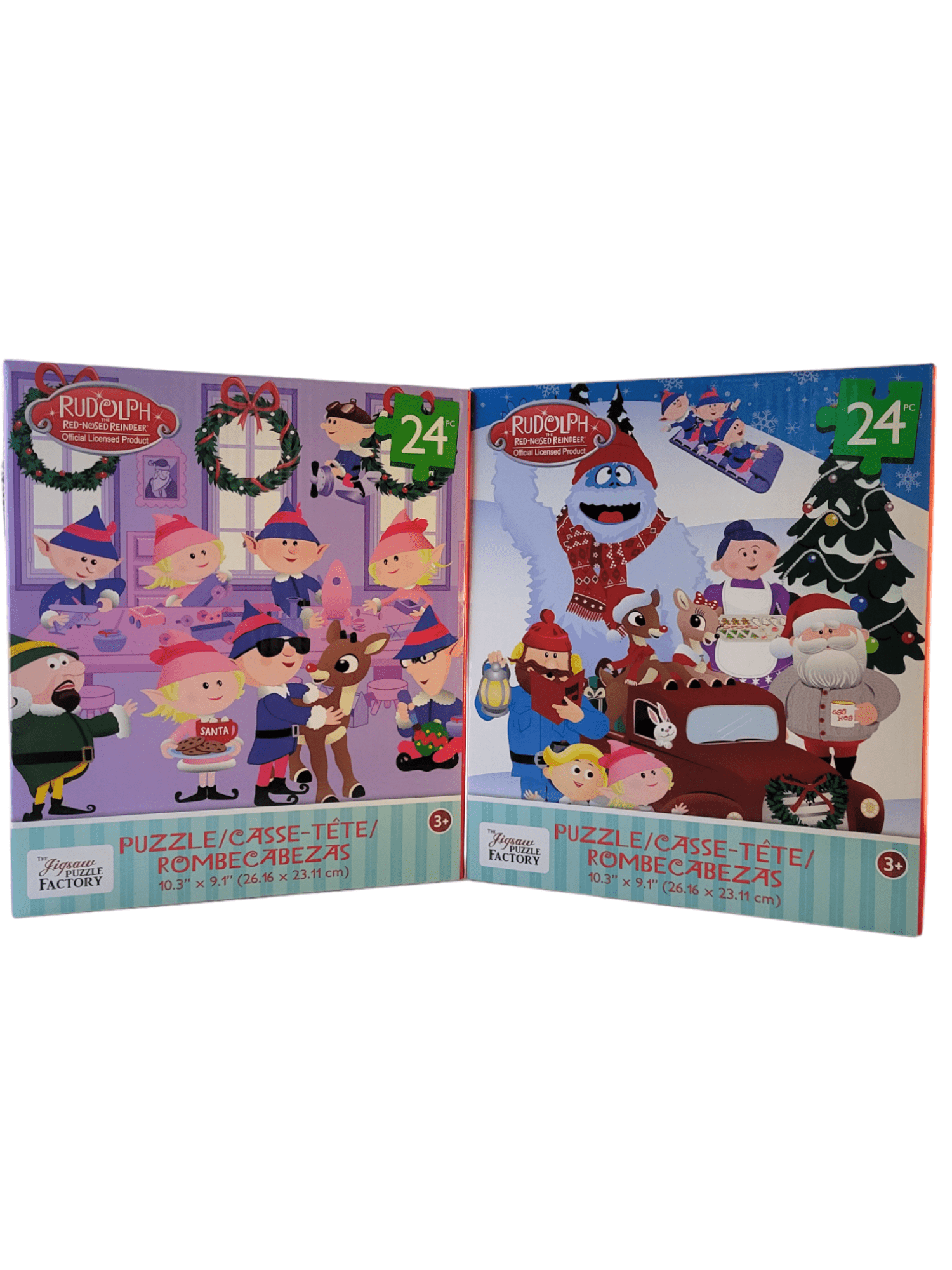 Rudolph The Red-Nosed Reindeer Jigsaw Puzzle 2-Pack - Bundle with Two ...