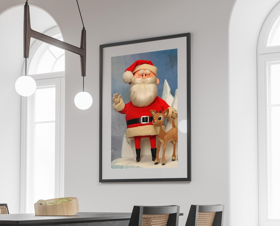 Rudolph The Red Nosed Reindeer Movie Poster: Printable Vintage Wall Art ...