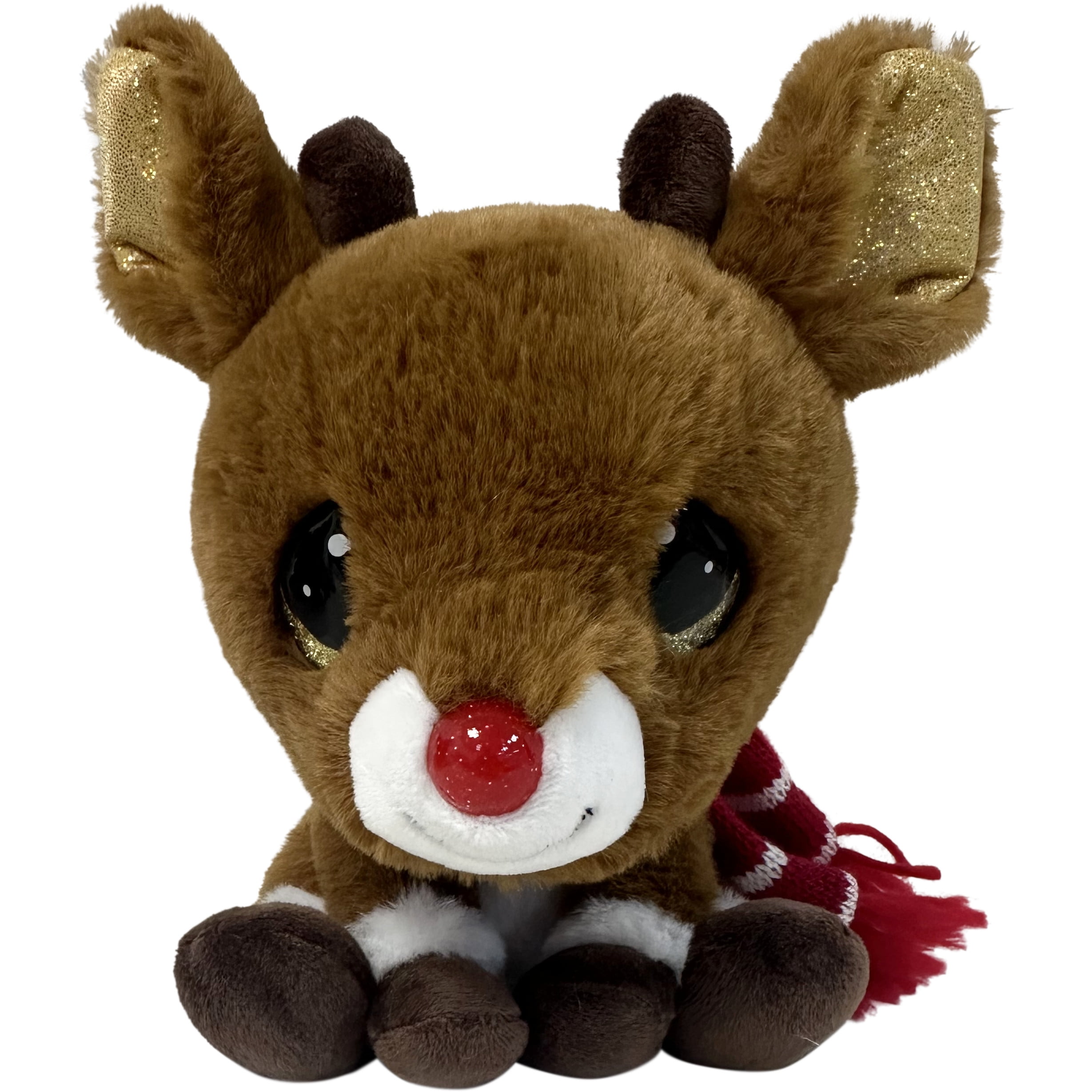 Rudolph The Red-Nosed Reindeer Plush, 6.5 in., Count 1 - Walmart.com