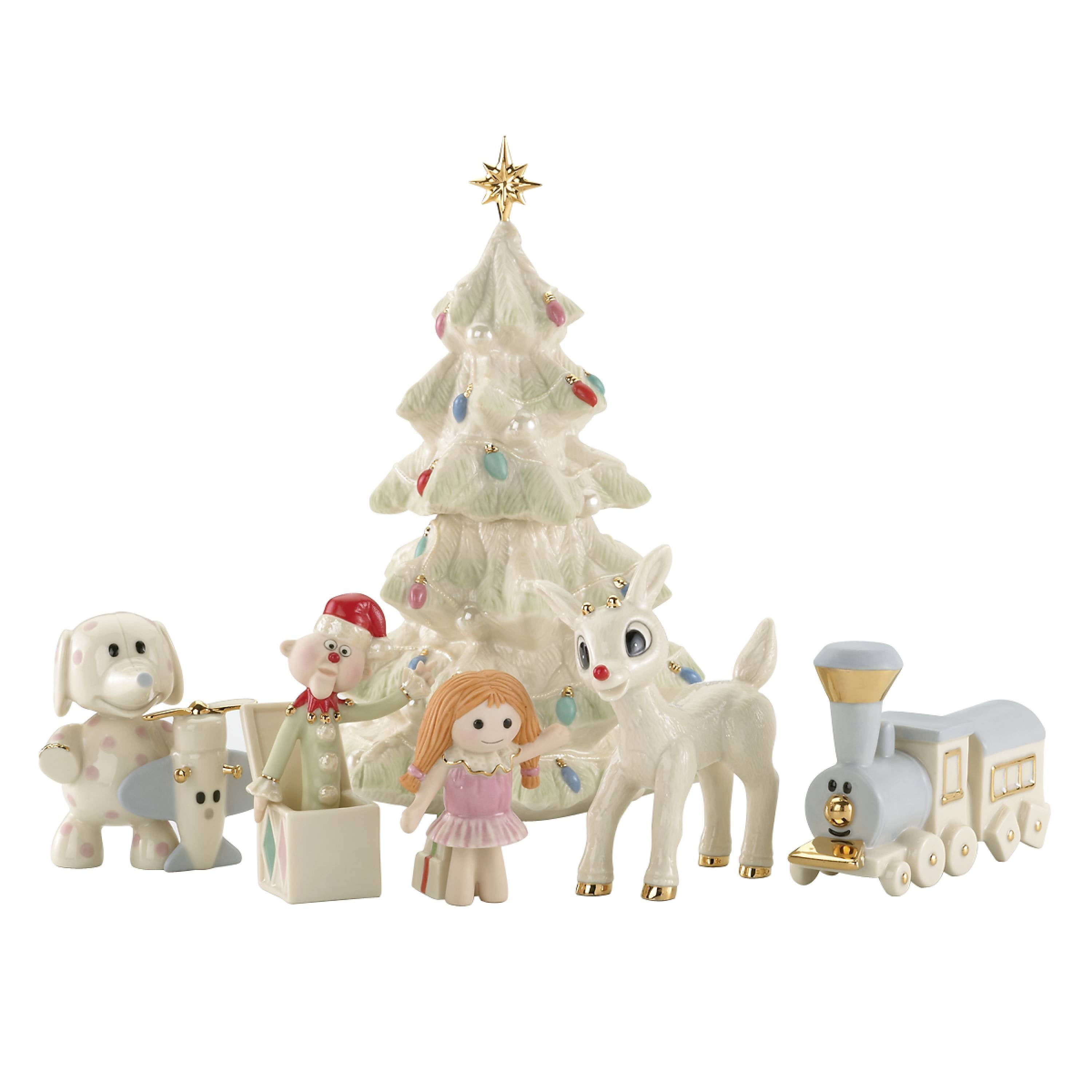Rudolph The Red-Nosed Reindeer & The Misfit Toys 6-Piece Figurine Set ...