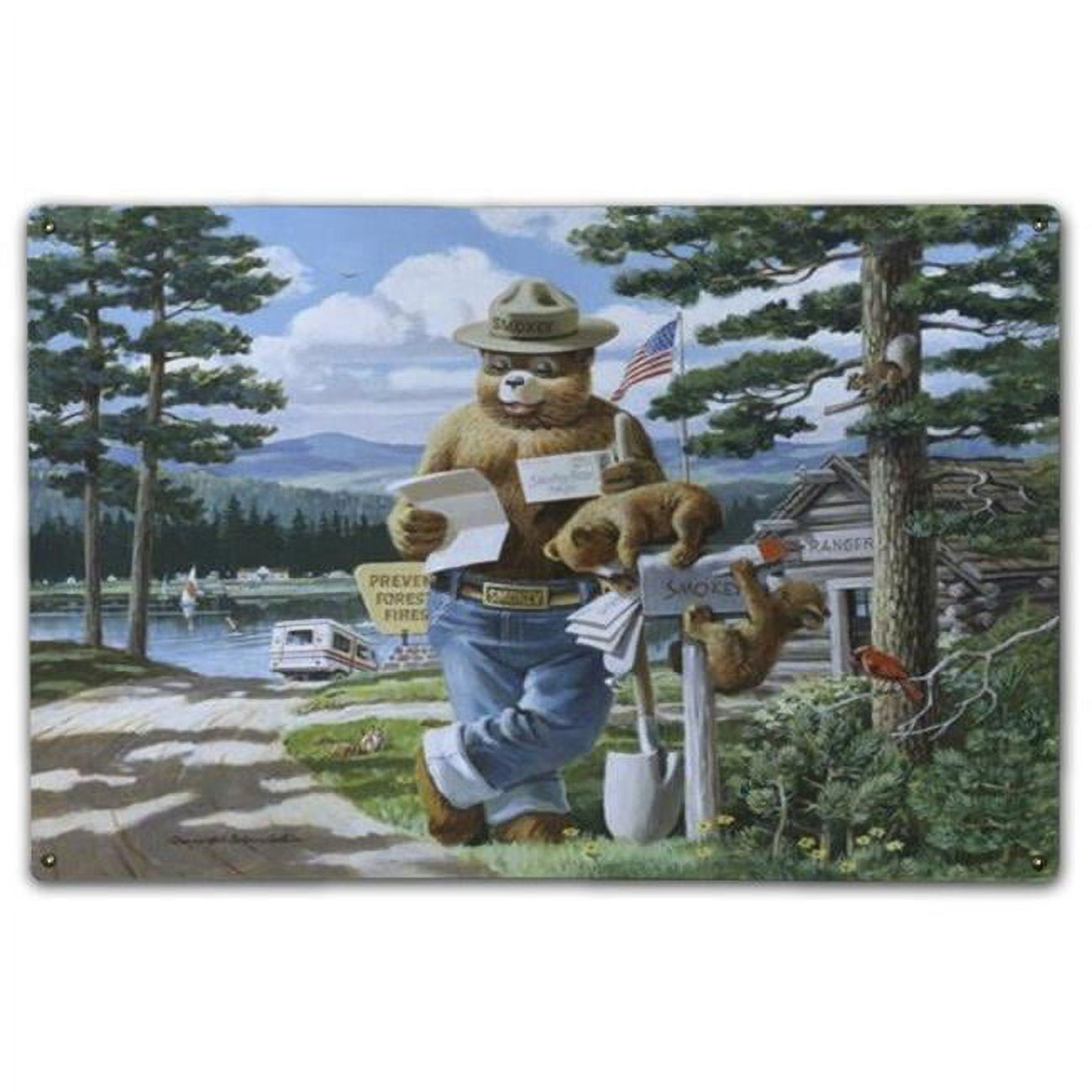 Rudolph Wendelin LS682M1215-MG 12 x 15 in. Dear Smokey, Classic Metal ...
