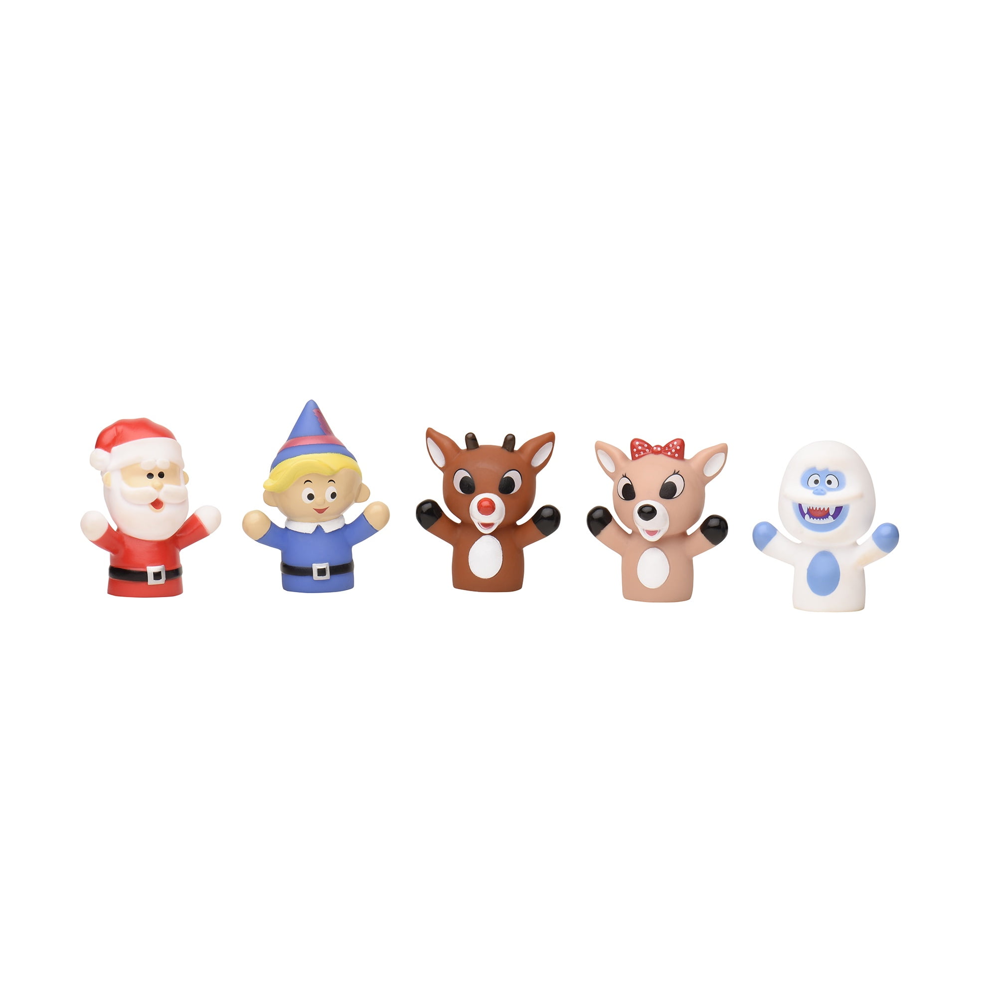 Rudolph the Red-Nosed Reindeer 5 Piece Holiday Finger Puppets - Walmart.com