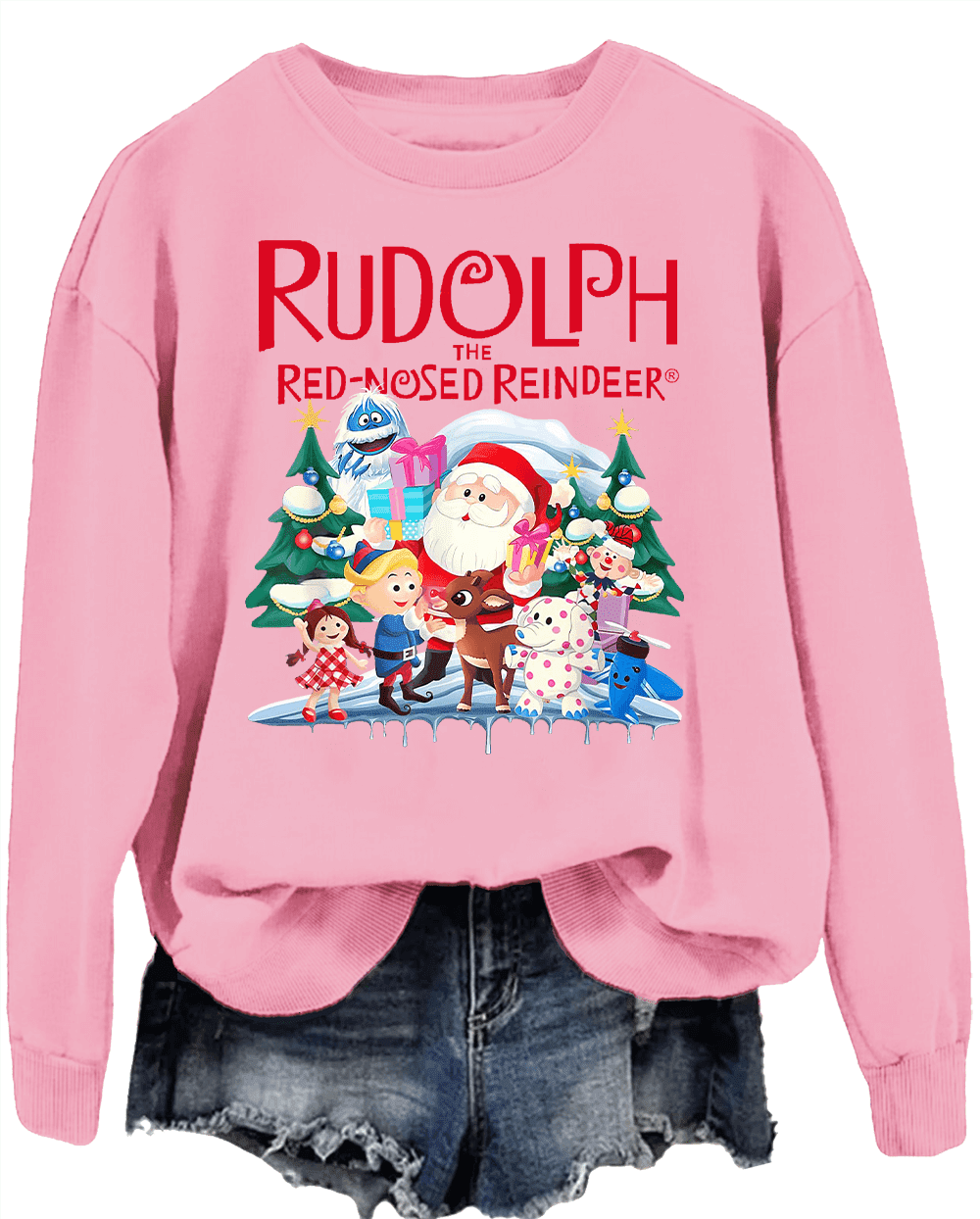 Rudolph the Red Nosed Reindeer Christmas Sweatshirt Rudolph Movie ...