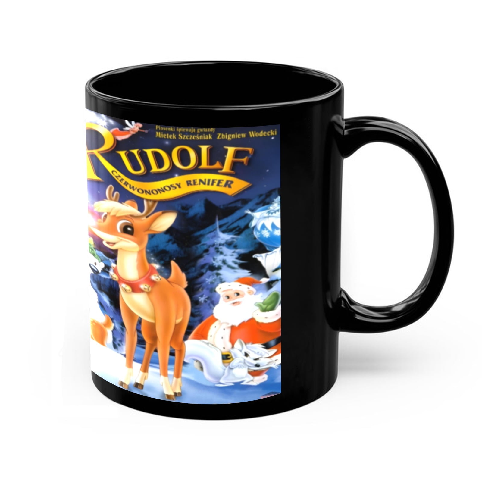 Rudolph the Red-Nosed Reindeer Custom Ceramic Mug—Art That Survives the ...