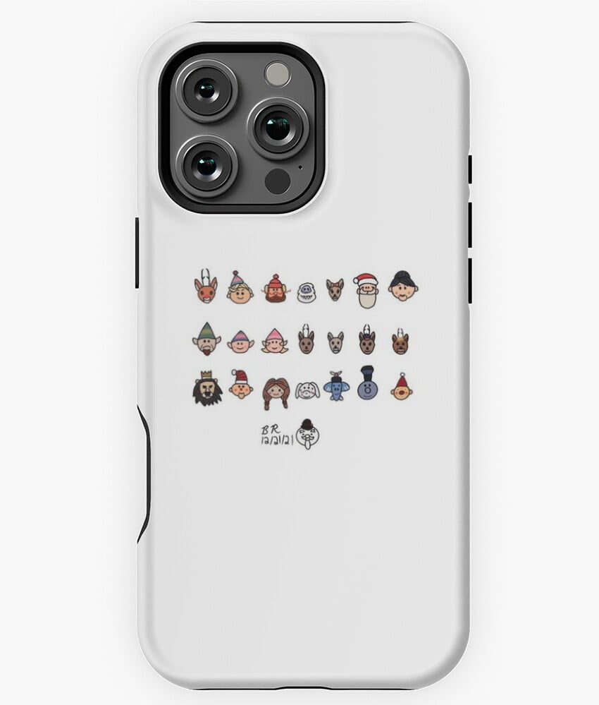 Rudolph the Red-Nosed Reindeer Headshots Phone Case for iPhone 16 15 14 ...