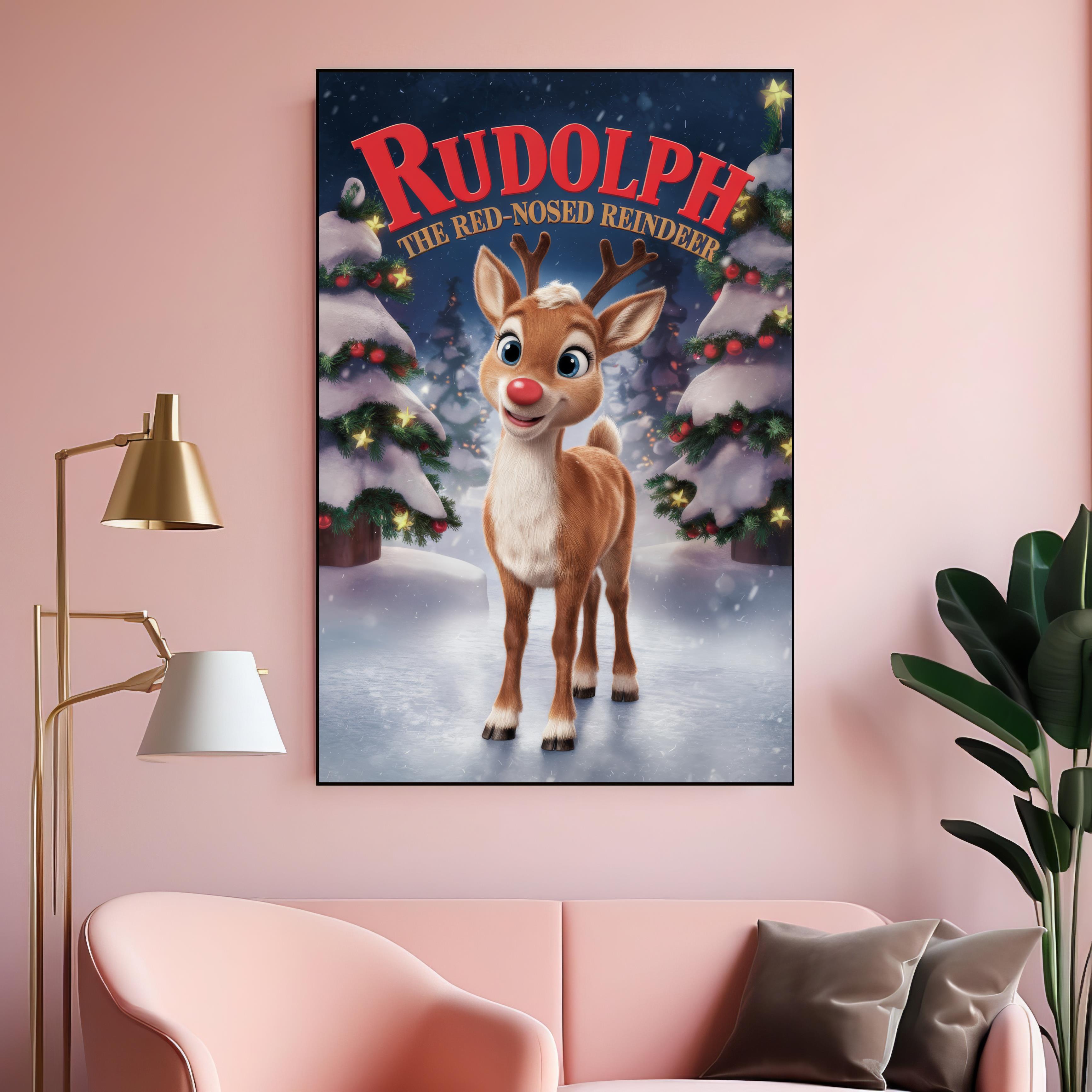 Rudolph the Red-Nosed Reindeer Movie Premium POSTER MADE IN USA-topaz ...