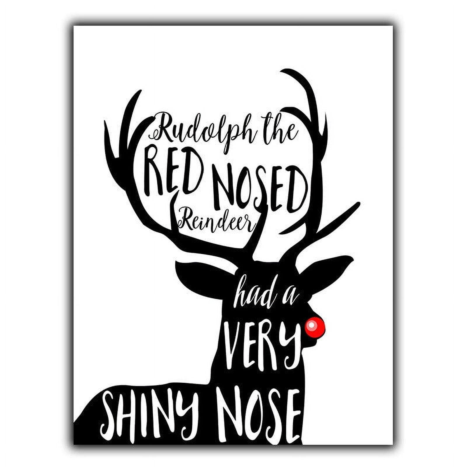Rudolph the Red Nosed Reindeer Xmas Christmas METAL SIGN PLAQUE Fun ...