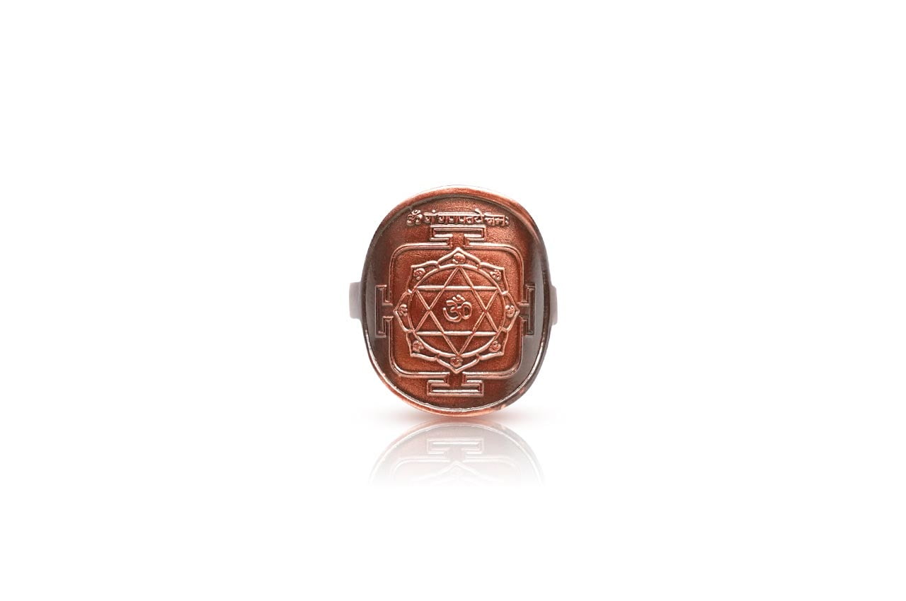 Rudra Centre Shree Ganesh Yantra Ring - Copper - Walmart.com