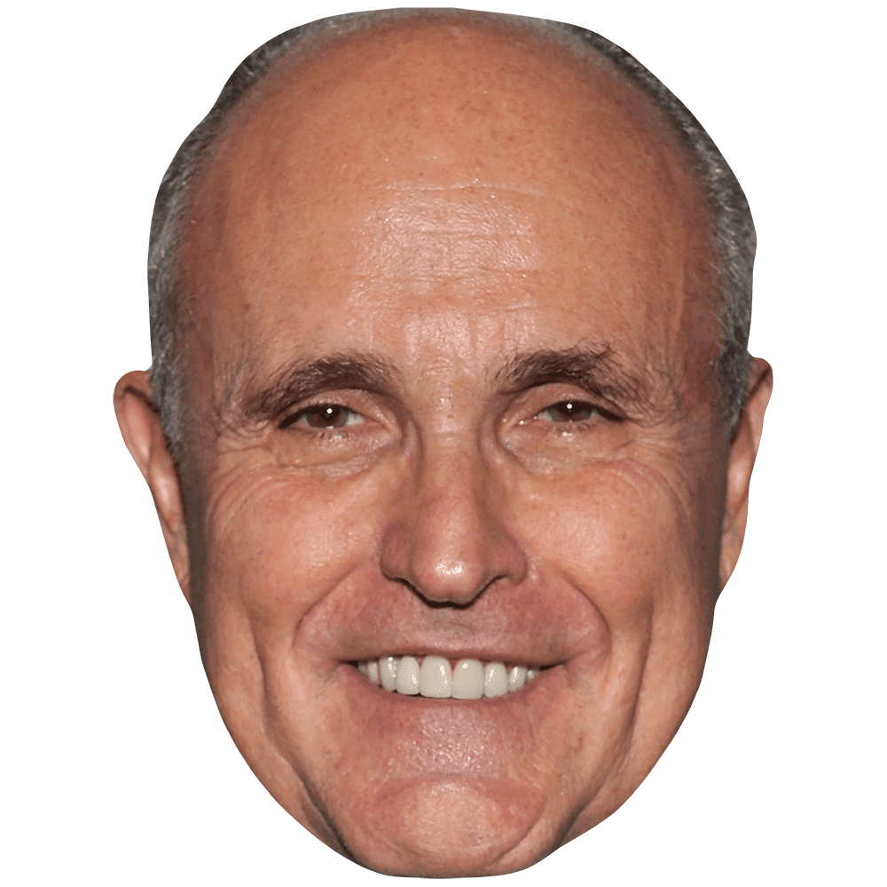 Rudy Giuliani (Smile) Flat Cardboard Face - Walmart.com
