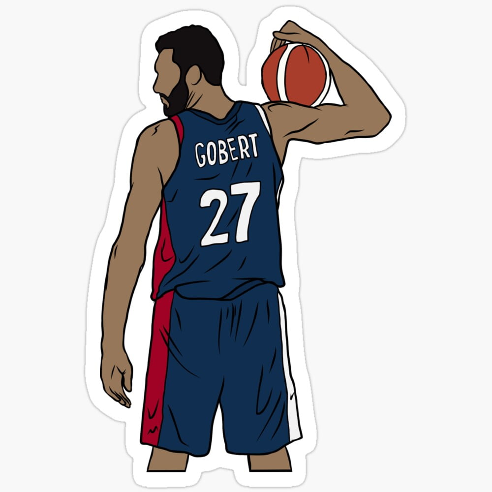 Rudy Gobert France Sticker Phone Decal Water Bottle Stickers Car Decals ...