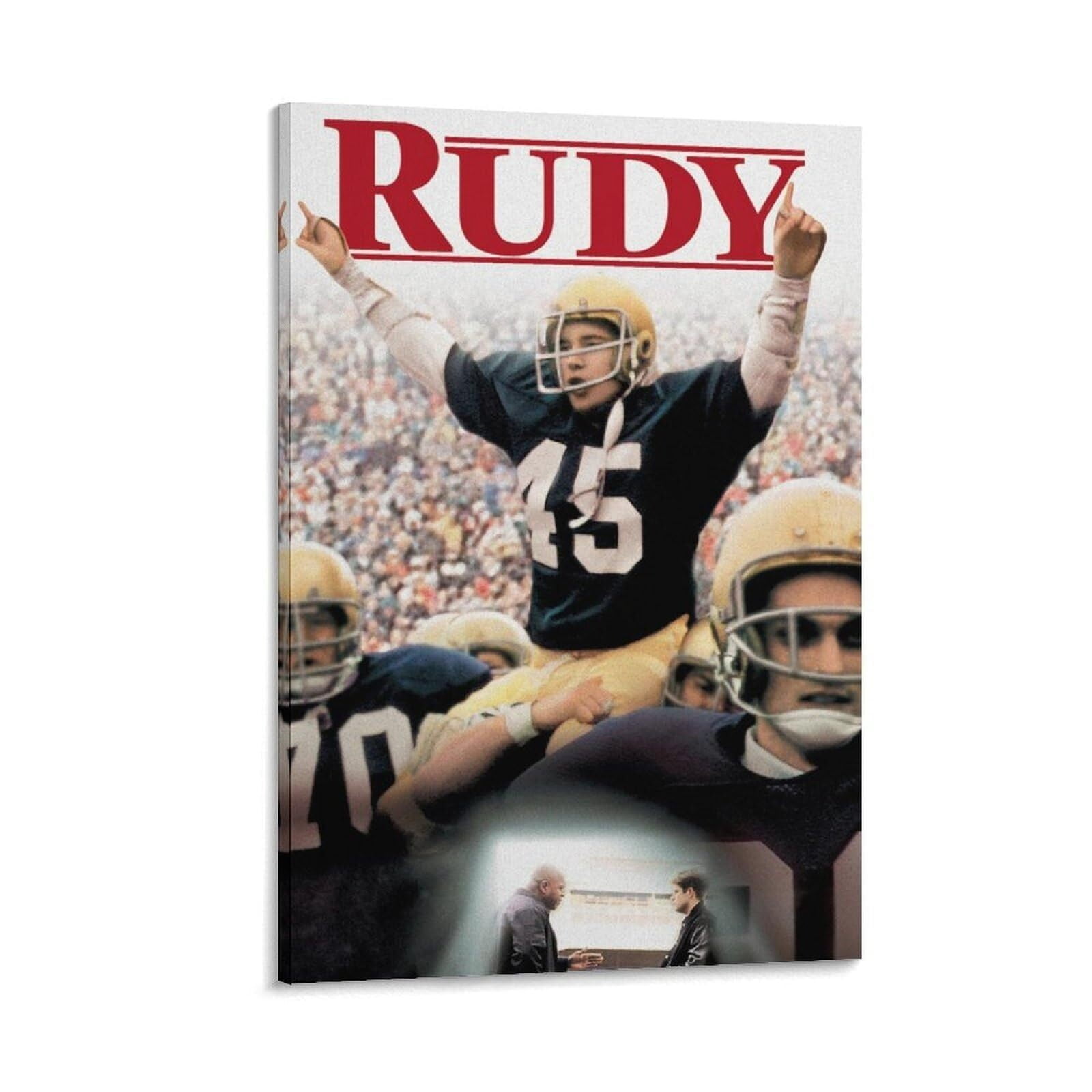 Rudy Movie Poster Canvas Wall Art Poster Decorative Bedroom Modern Home ...