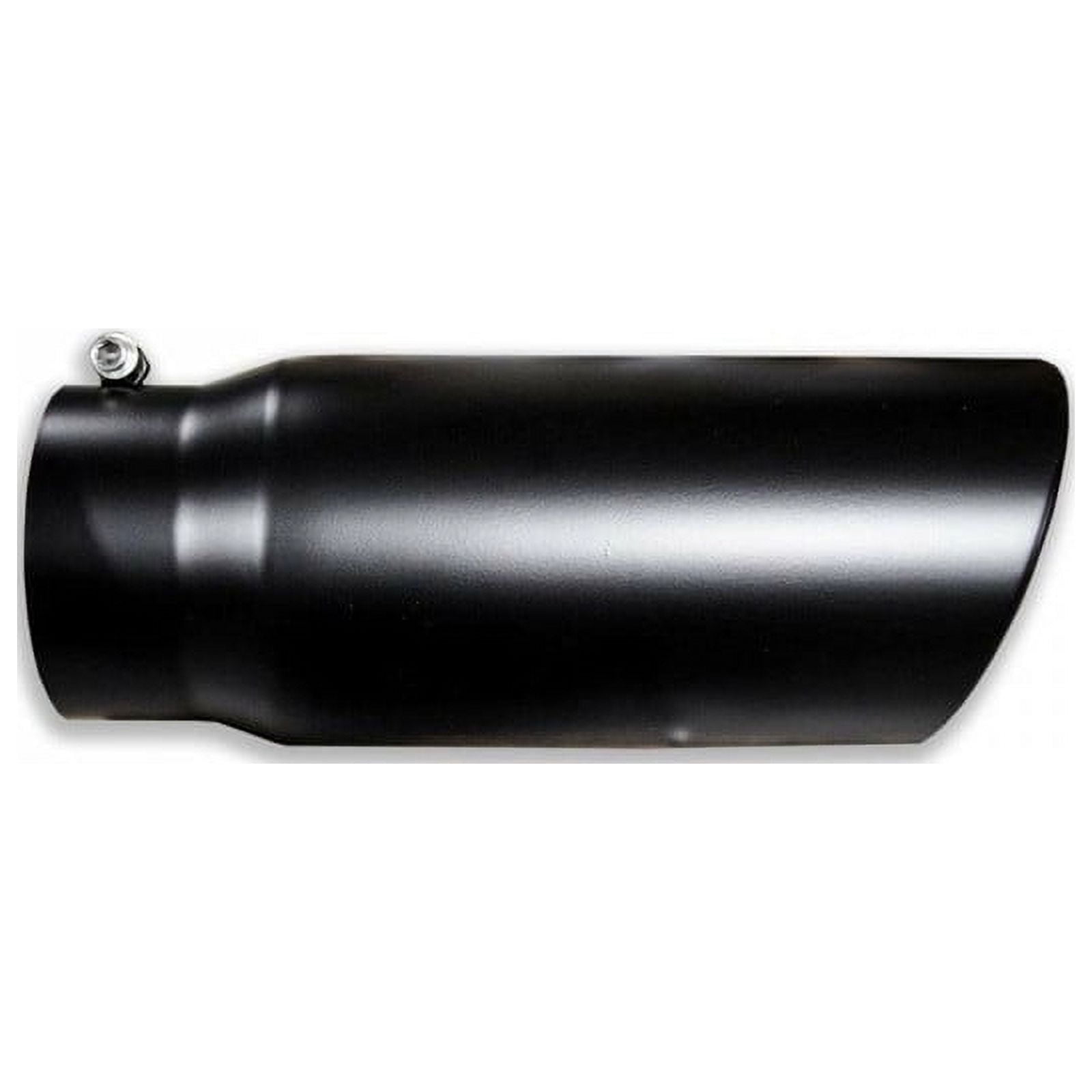 Rudy's 15" Black Bolt On Exhaust Tip Rolled Edge Angle Cut 5" Inlet 6 ...