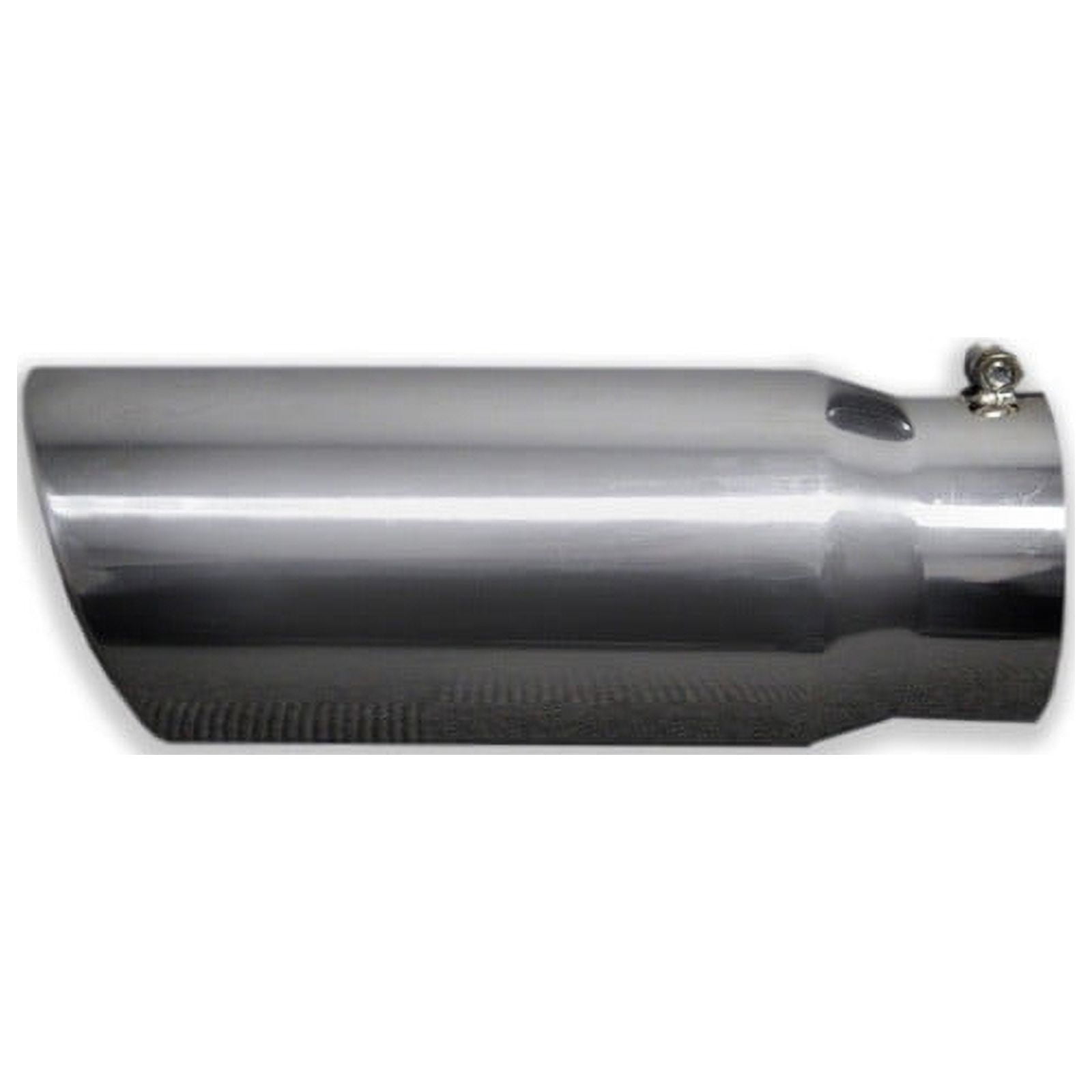 Rudy's 15" Polished SS Bolt On Exhaust Tip Rolled Angle Cut 5" Inlet 6 ...