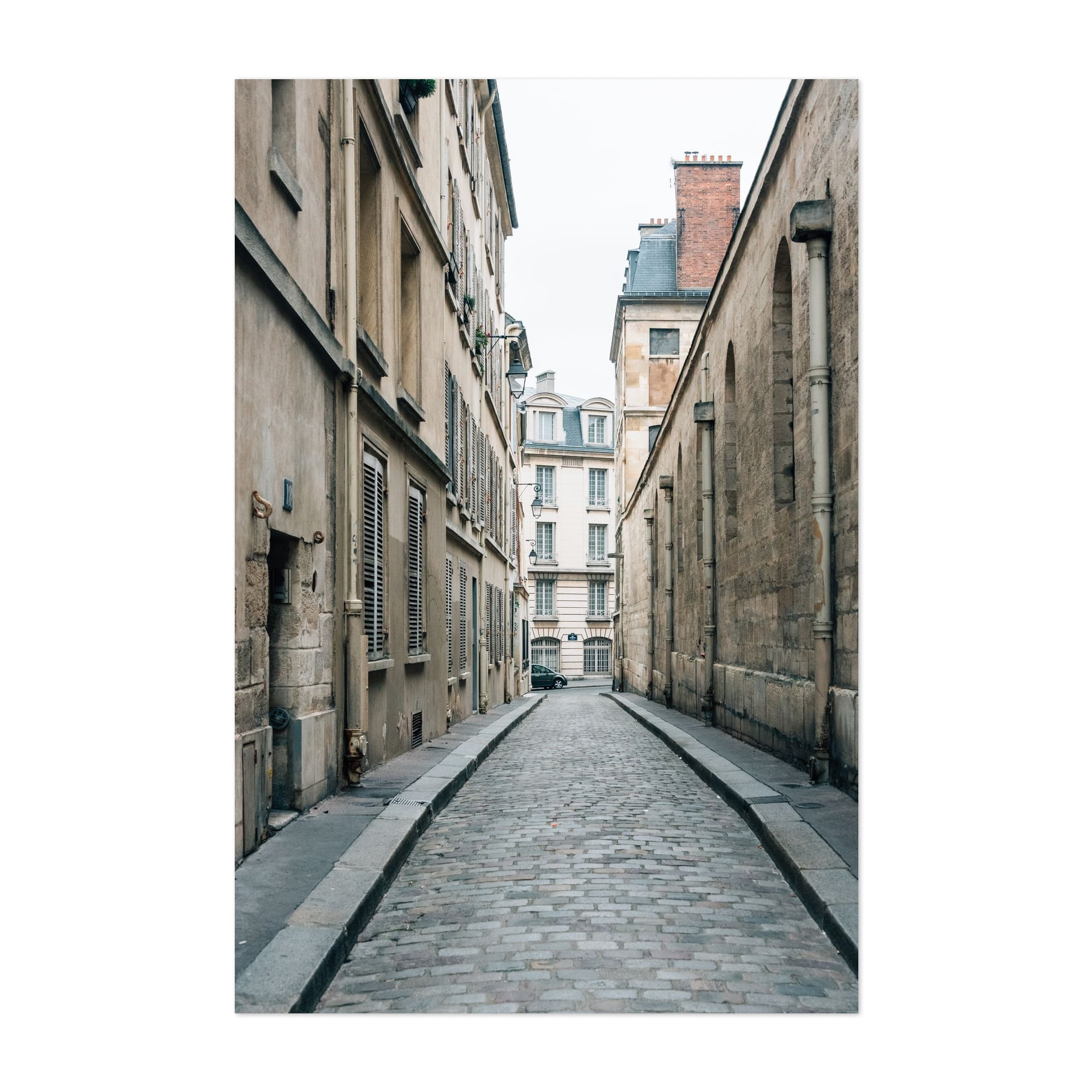 Rue Saint-Etienne du Mont - Paris Île-de-France France Photography Unframed Wall Art Print 8 x ...