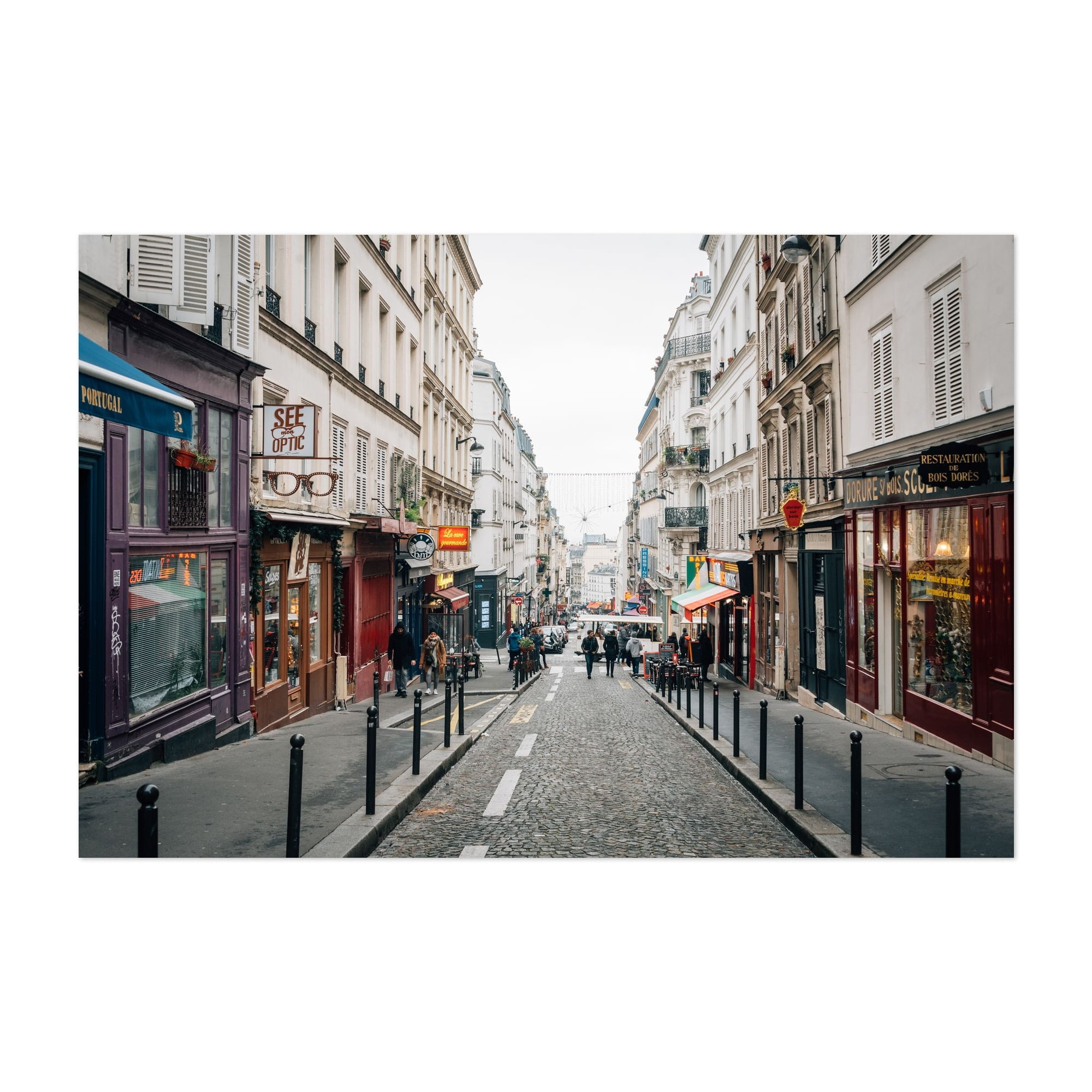 Rue des Martyrs - Paris Île-de-France France Photography City Street Photography Architecture ...