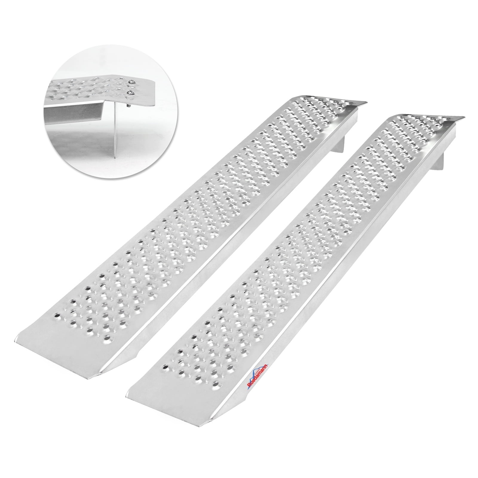 Ruedamann 4' Aluminum Loading Ramp for ATV,Motorcycle,Truck,Quad,Lawn ...