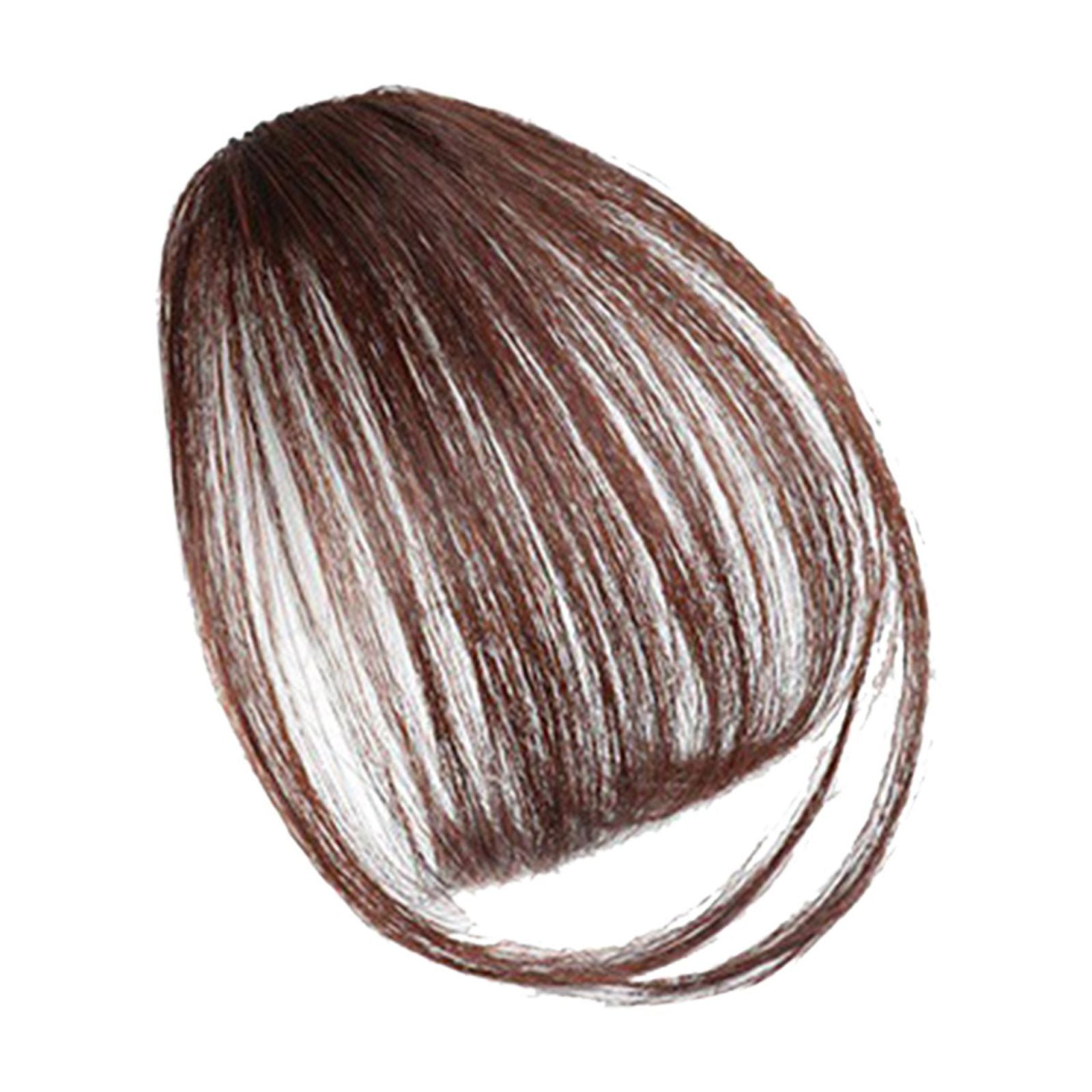 Ruefapy 3D Air Bangs Hair Topper Extension Invisible Seamless Thin Neat ...